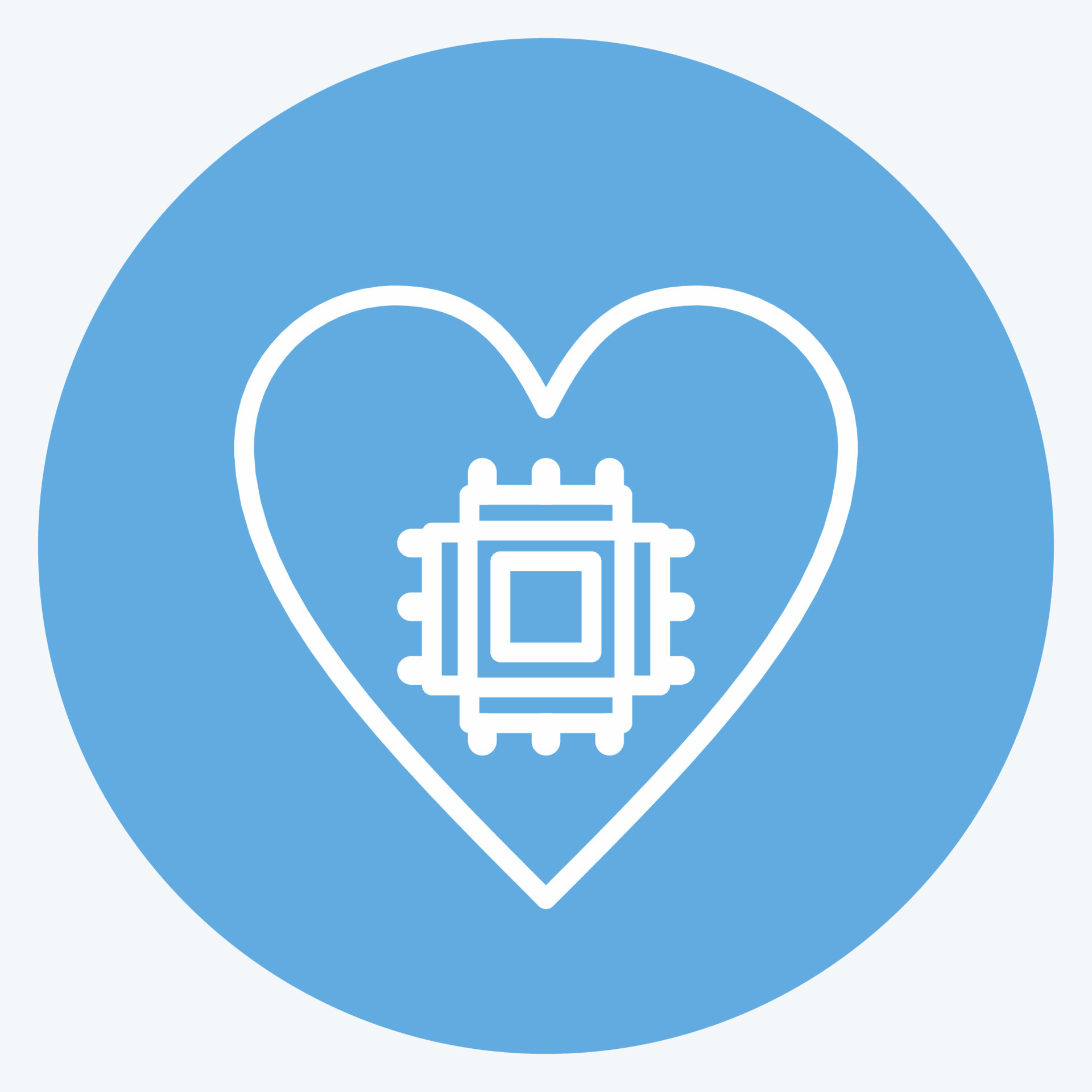 Icon Affective Computing Suitable For Data Analytics Symbol Blue Eyes Style Simple Design