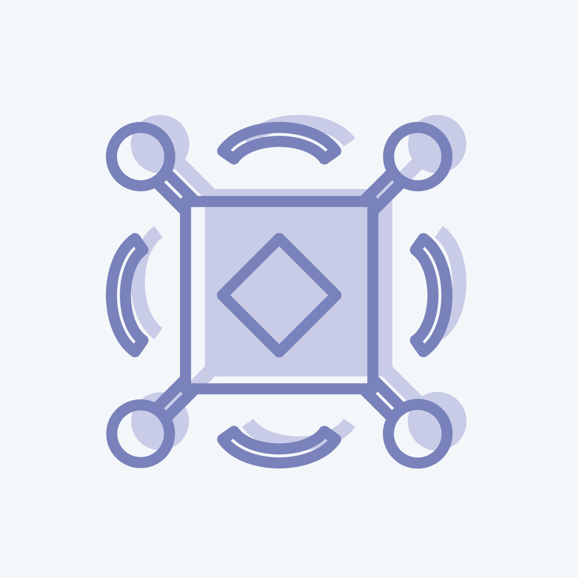 Icon Sensors. suitable for data analytics symbol. two tone style ...