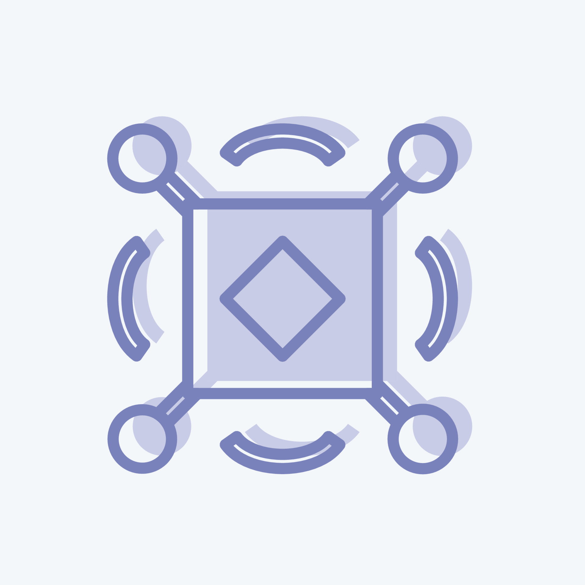 Icon Sensors Suitable For Data Analytics Symbol Two Tone Style Simple Design Editable Design