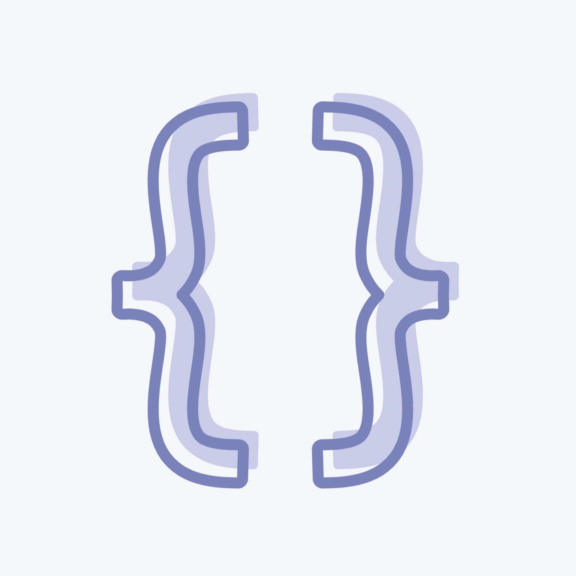 Icon Developer options. suitable for Mobile Apps symbol. two tone style ...