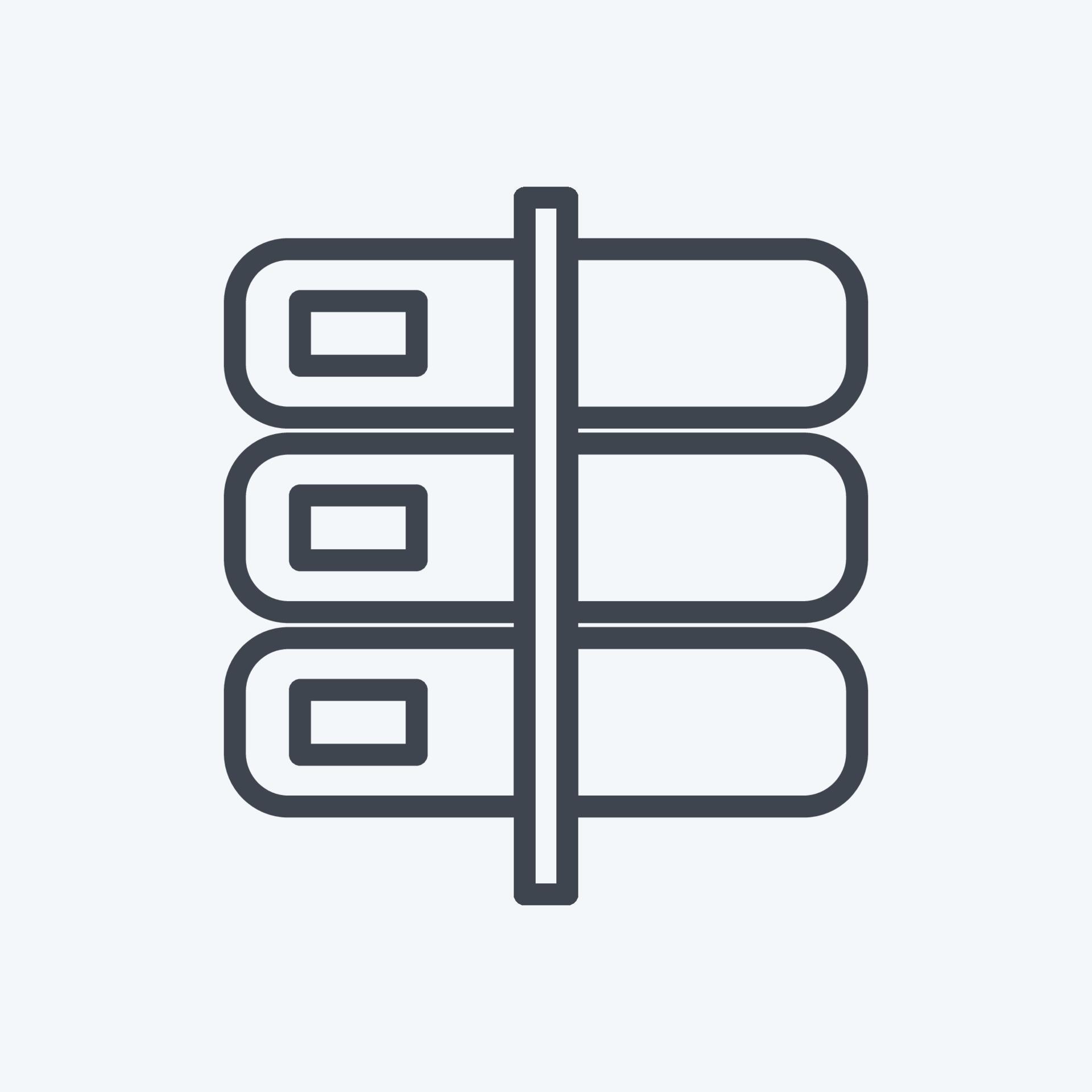 Icon Storage Suitable For Mobile Apps Symbol Line Style Simple Design Editable Design