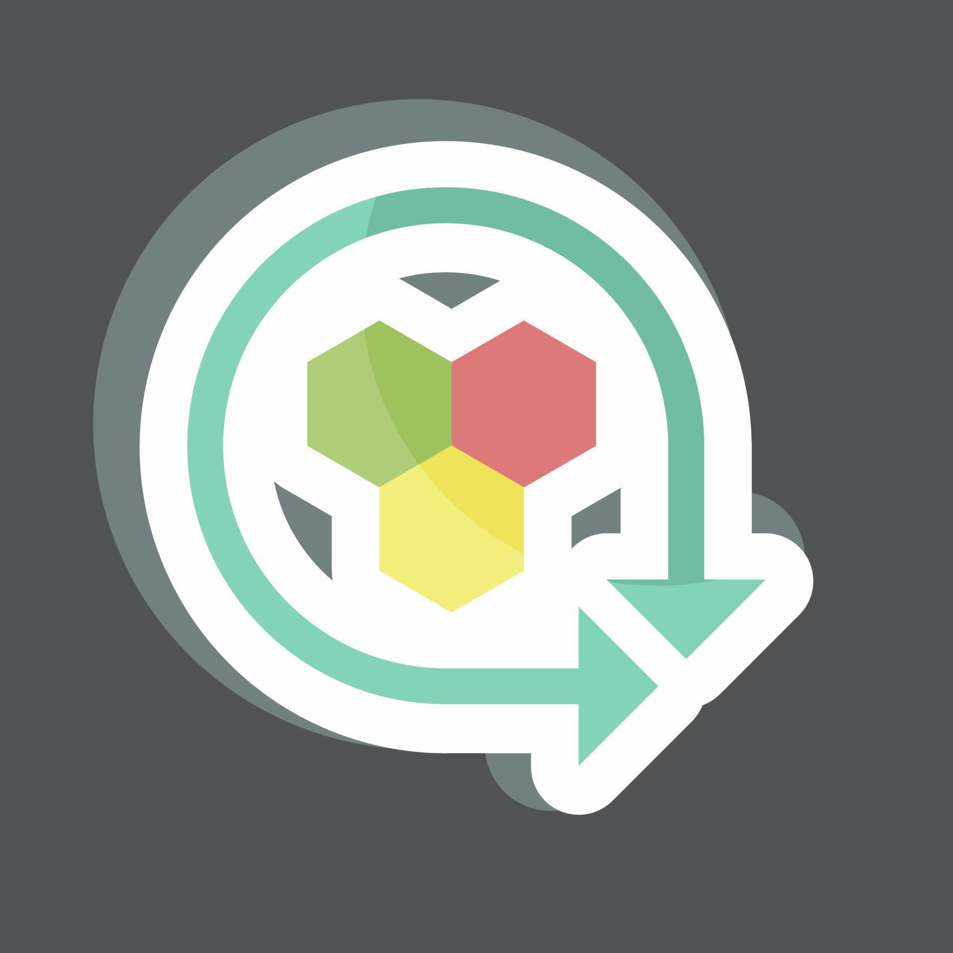 Sticker Modeling Api Suitable For Data Analytics Symbol Simple Design