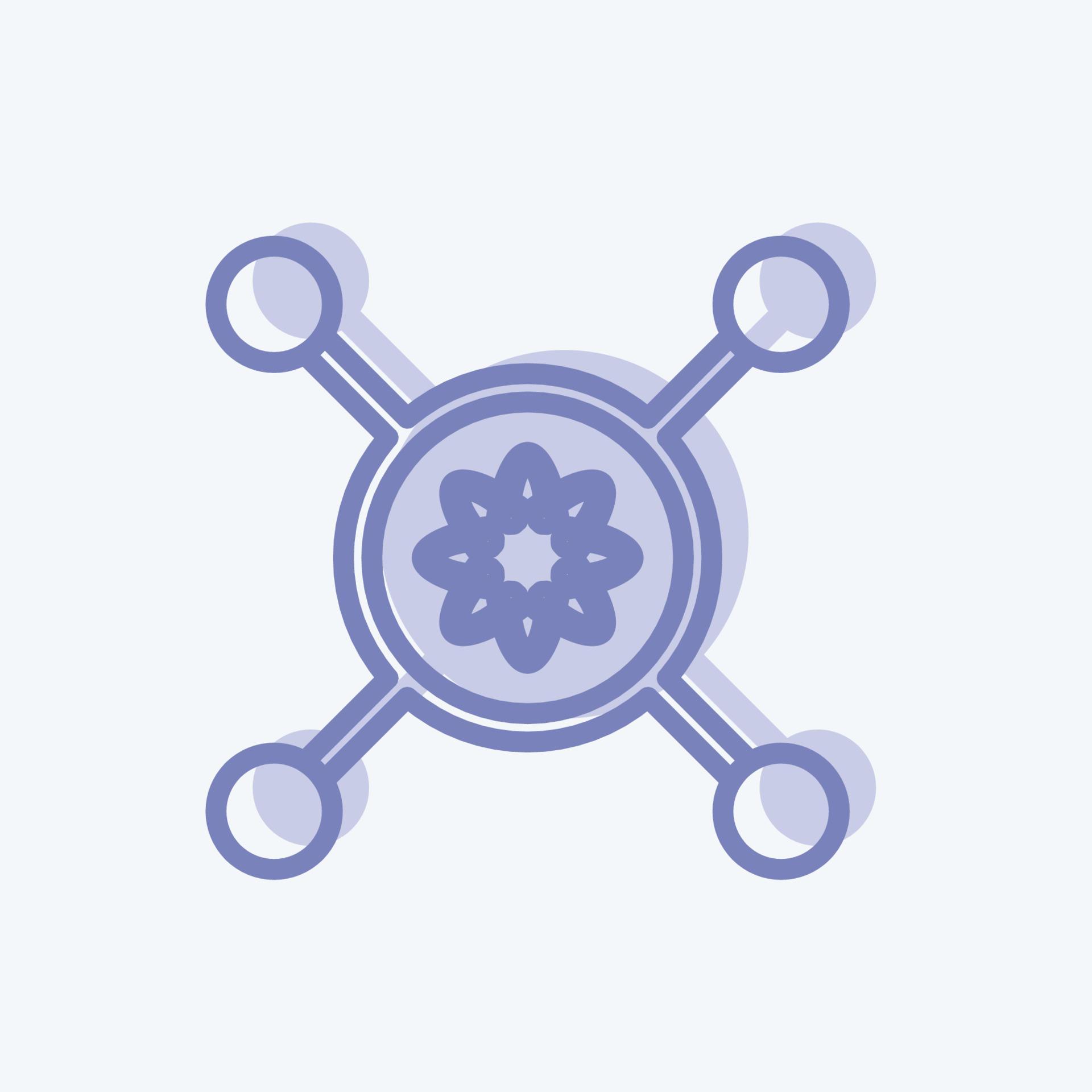 Icon Intelligent Control Suitable For Data Analytics Symbol Two Tone