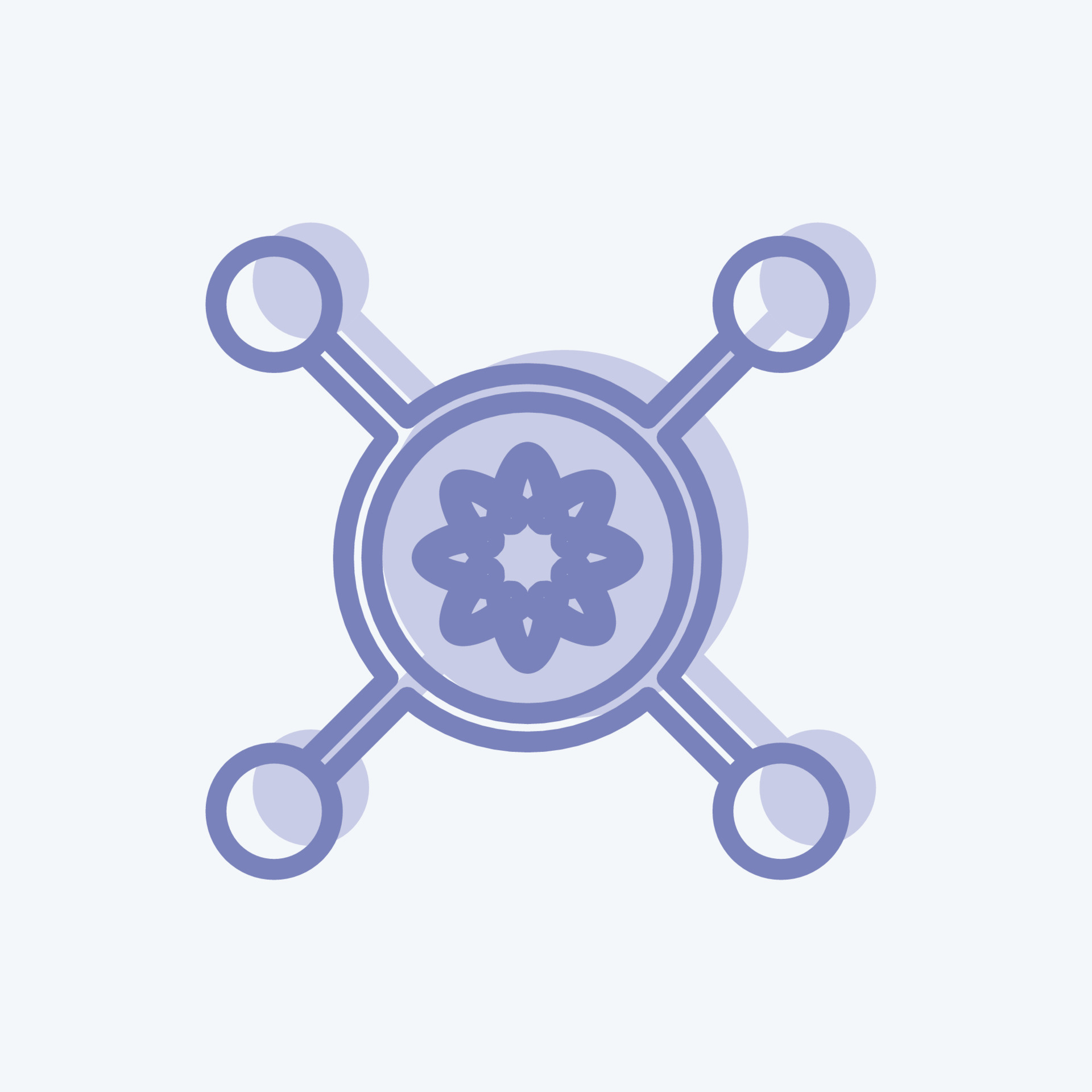 Icon Intelligent Control Suitable For Data Analytics Symbol Two Tone