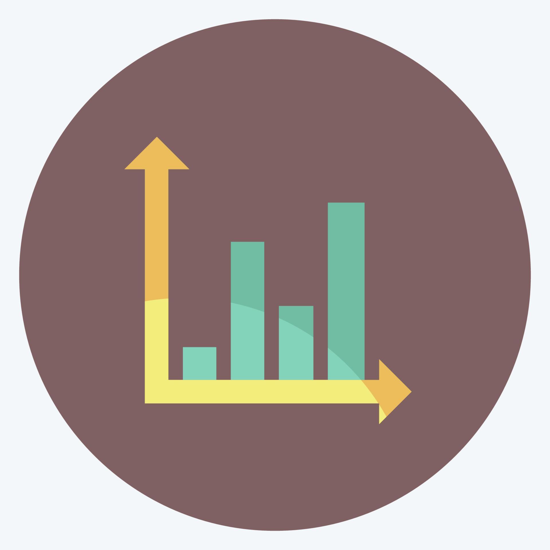 Icon Statistical Analysis. suitable for data analytics symbol. flat ...