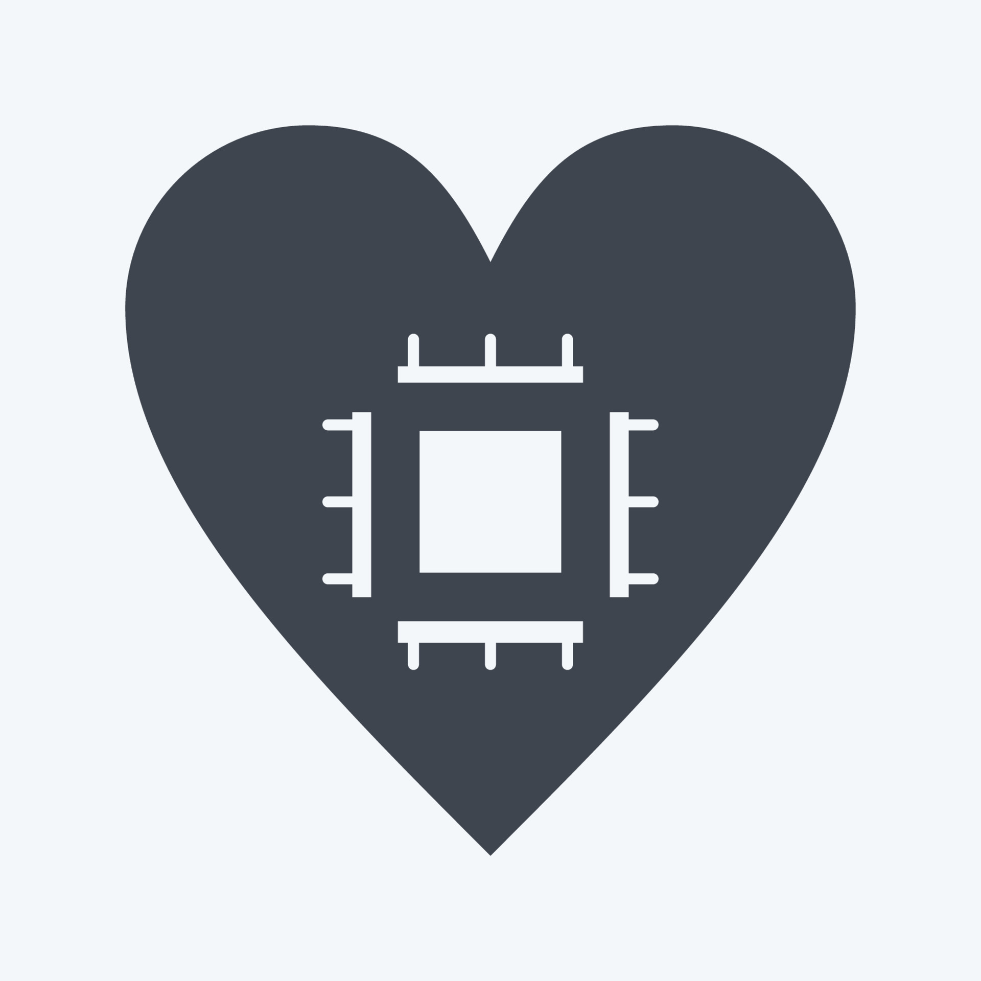 Icon Affective Computing Suitable For Data Analytics Symbol Glyph