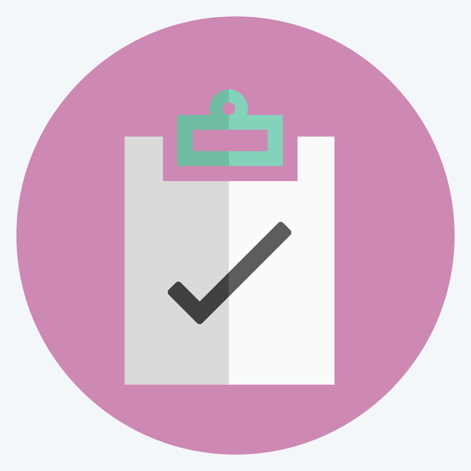 Icon Assignment Turned. suitable for Infographics symbol. flat style ...