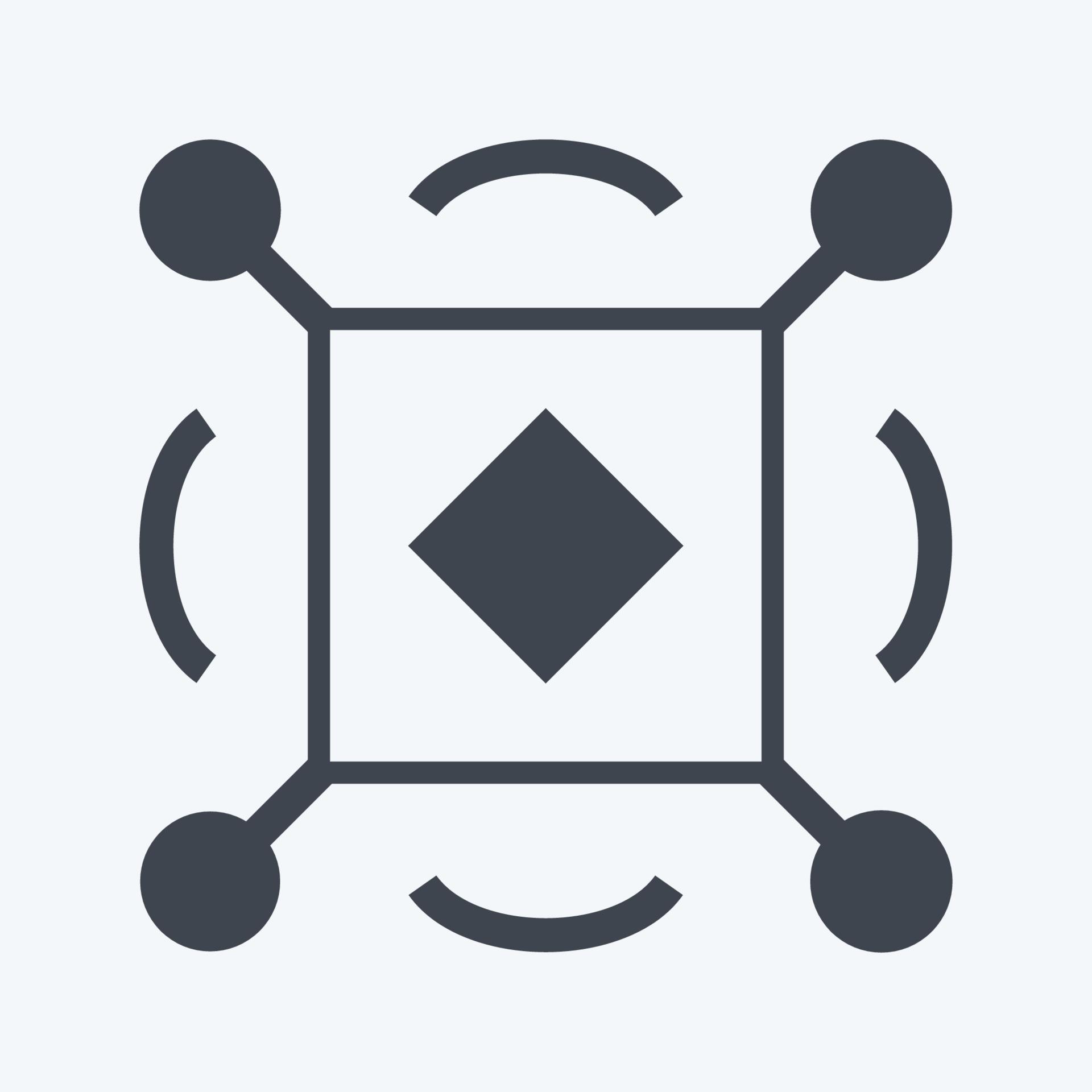 Icon Sensors Suitable For Data Analytics Symbol Glyph Style Simple