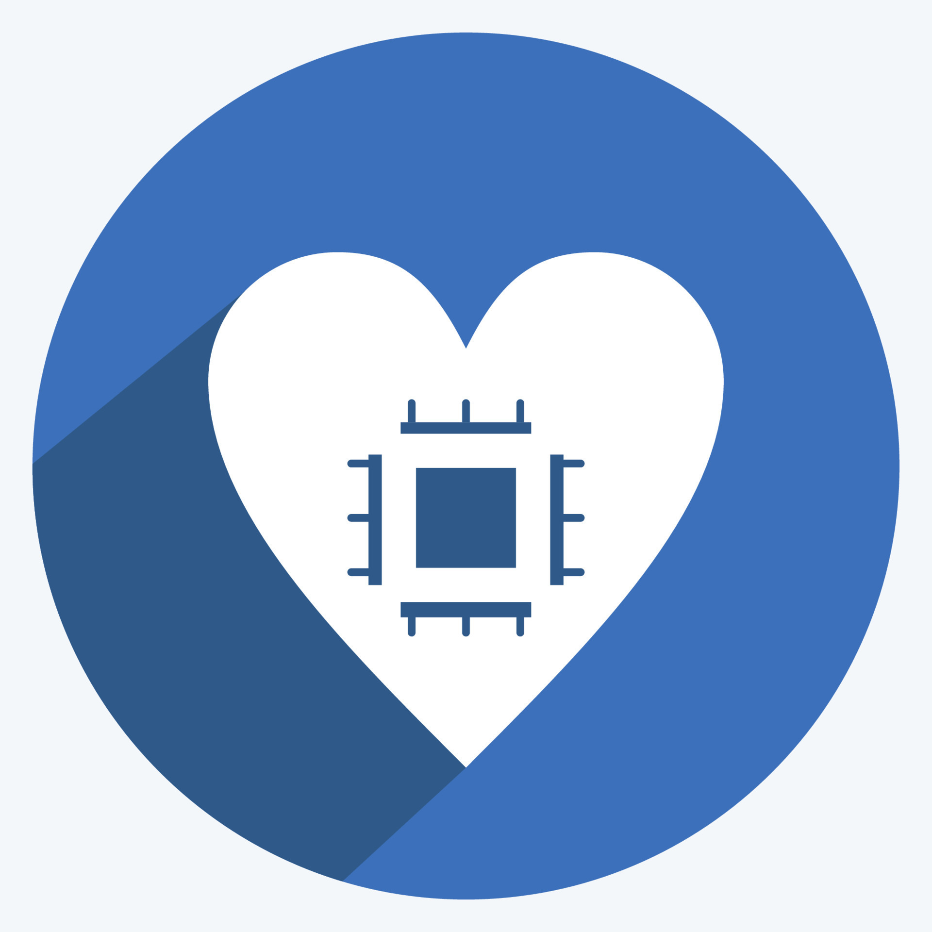 Icon Affective Computing Suitable For Data Analytics Symbol Long