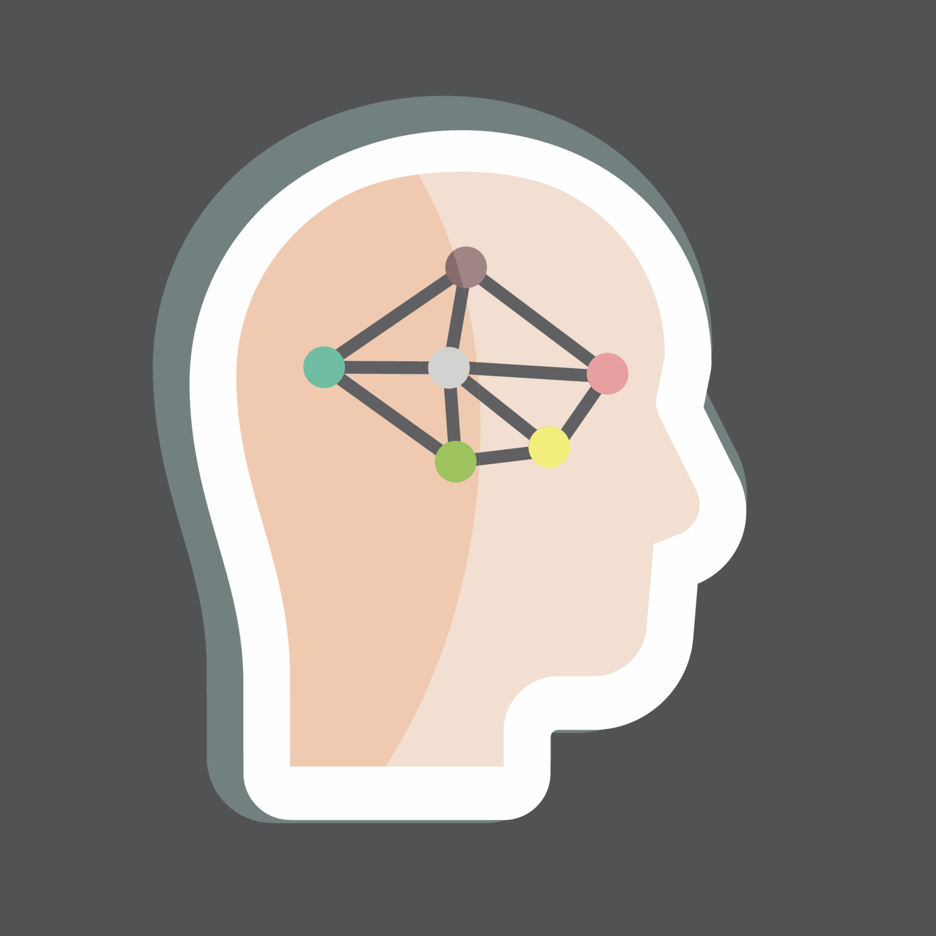 Sticker Logic. suitable for Programming symbol. simple design editable. design template vector ...