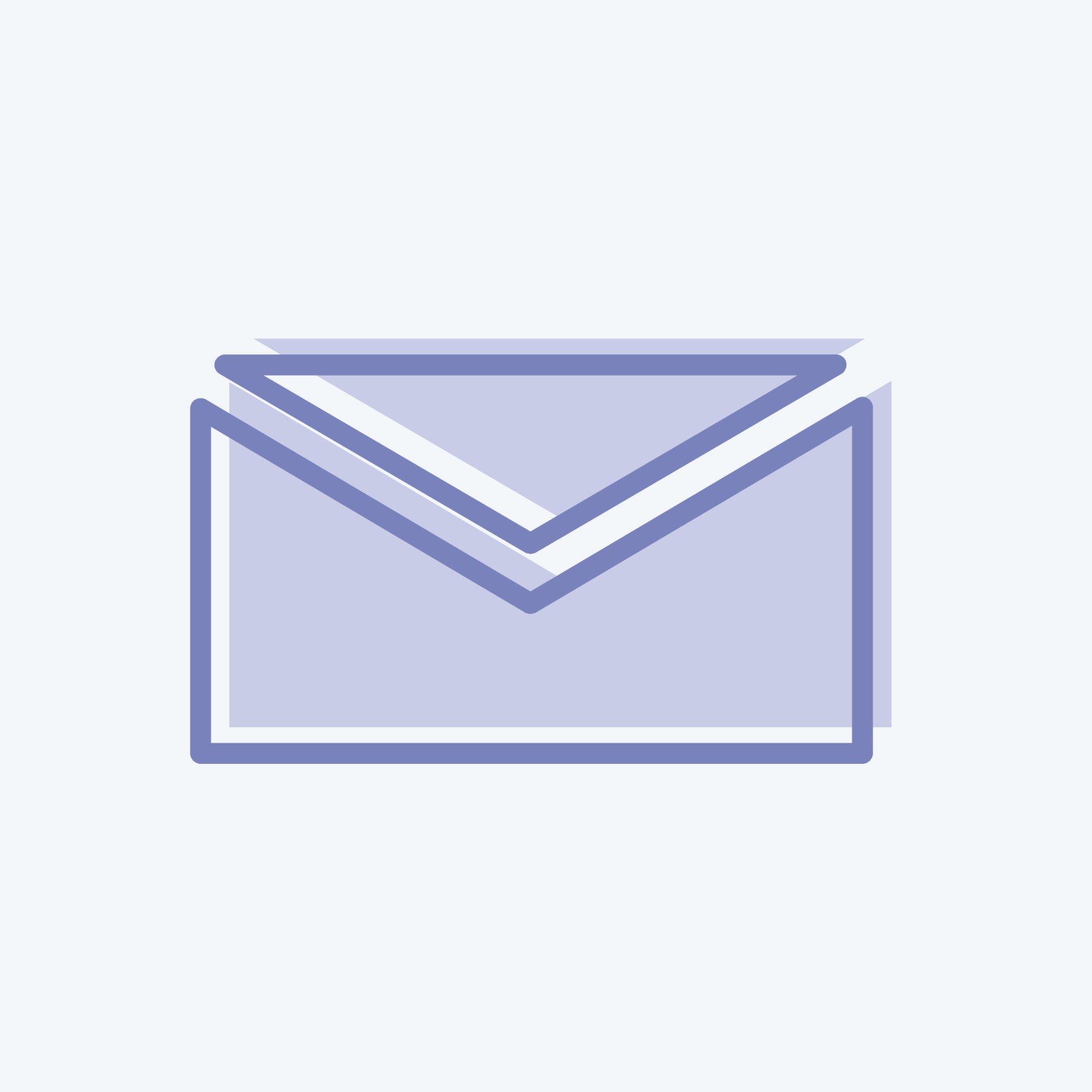 Icon Mail Suitable For Mobile Apps Symbol Two Tone Style Simple Design Editable Design