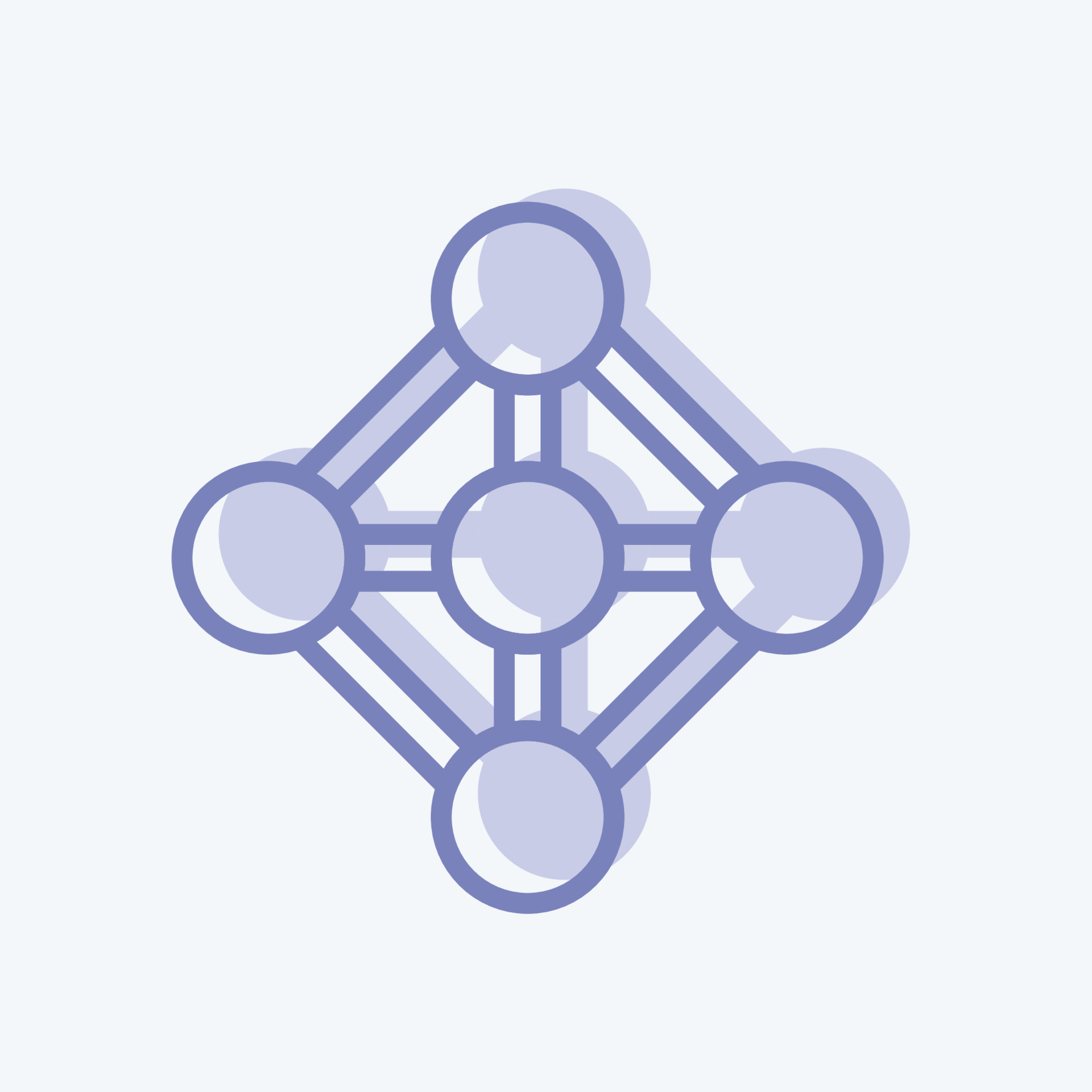 Icon Deep Learning Suitable For Data Analytics Symbol Two Tone Style Simple Design Editable