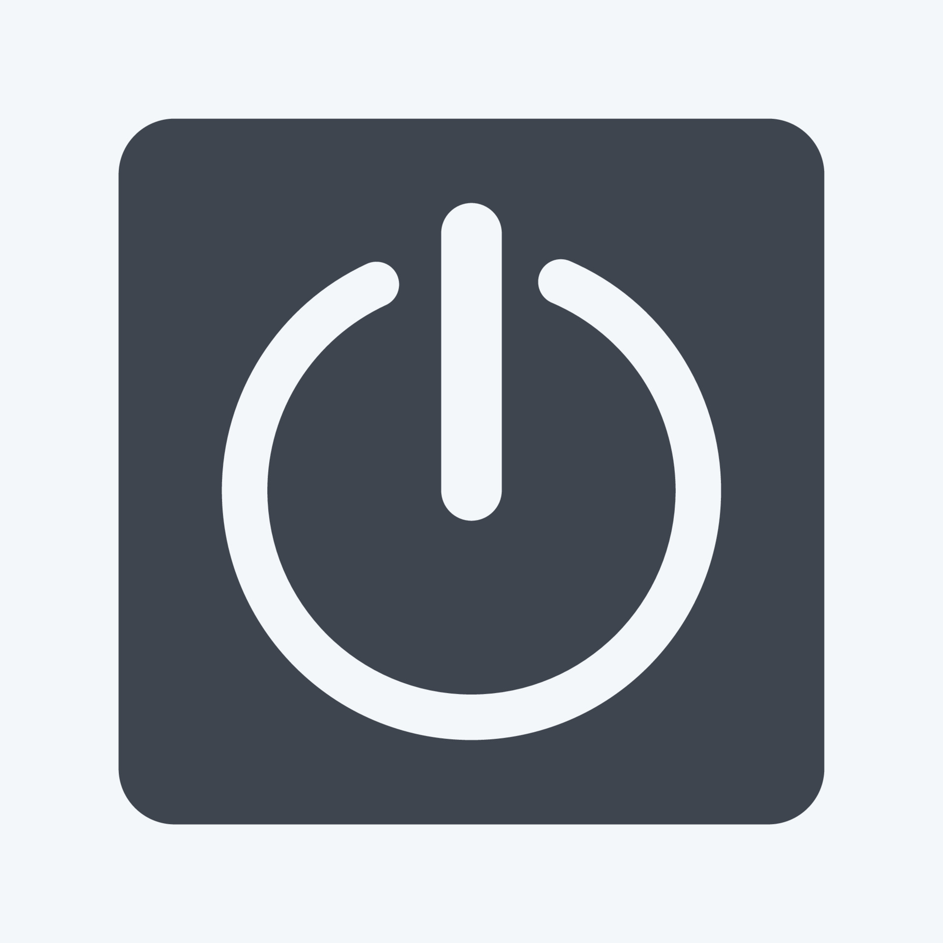 Icon Power Button. suitable for Programming symbol. glyph style. simple ...
