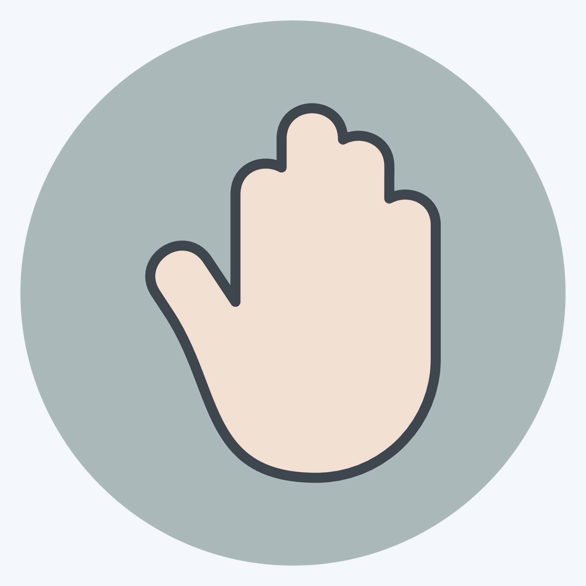 Icon Accessibility Suitable For Mobile Apps Symbol Color Mate Style Simple Design Editable