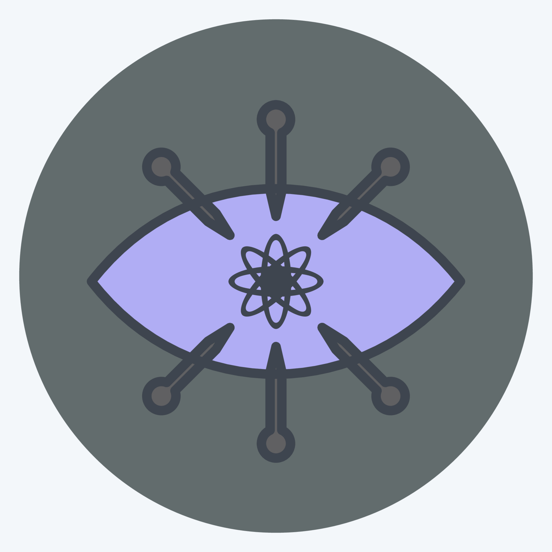 Icon Observation Suitable For Data Analytics Symbol Color Mate Style Simple Design Editable