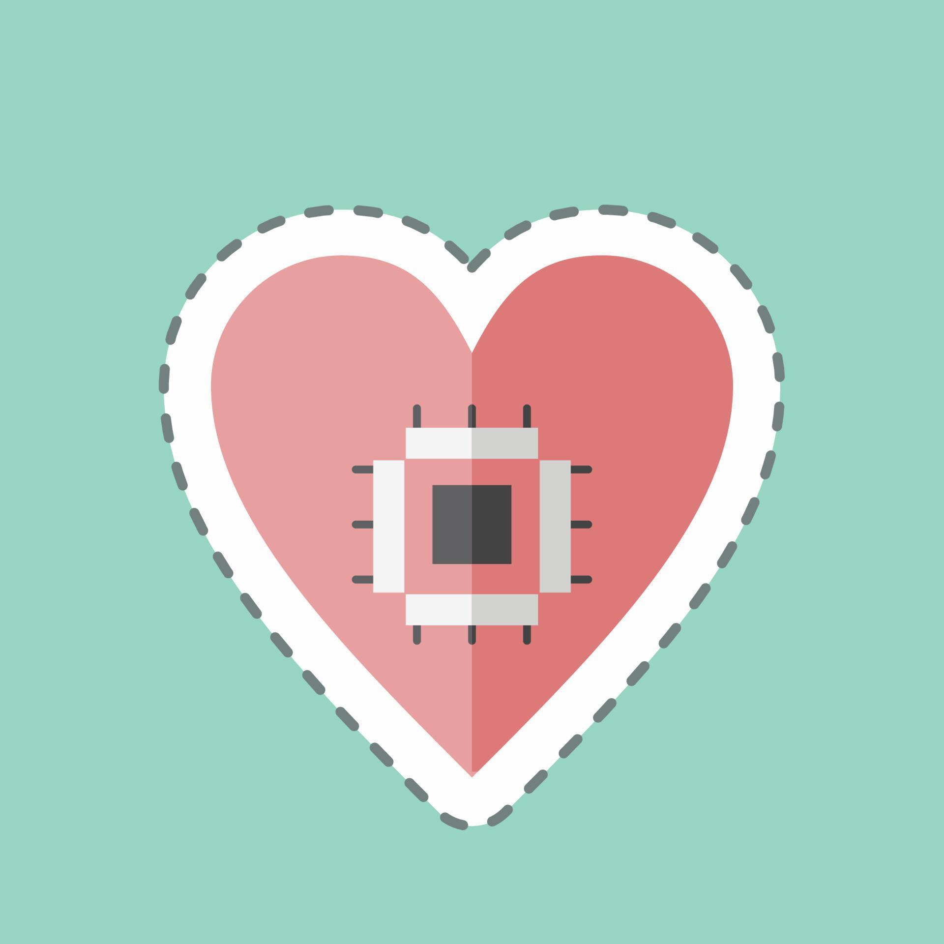 Sticker Line Cut Affective Computing Suitable For Data Analytics