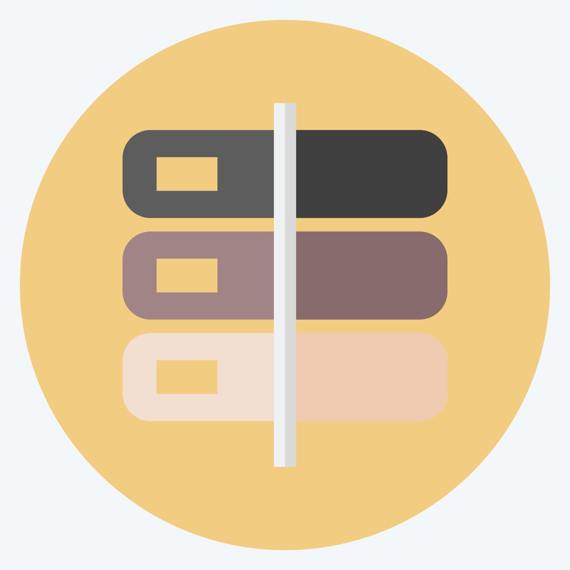 Icon Storage Suitable For Mobile Apps Symbol Flat Style Simple Design Editable Design