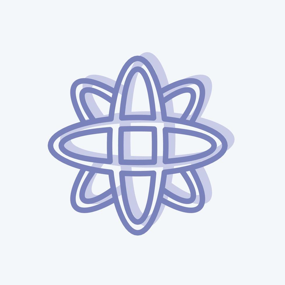 Icon Data Science Suitable For Data Analytics Symbol Two Tone Style Simple Design Editable