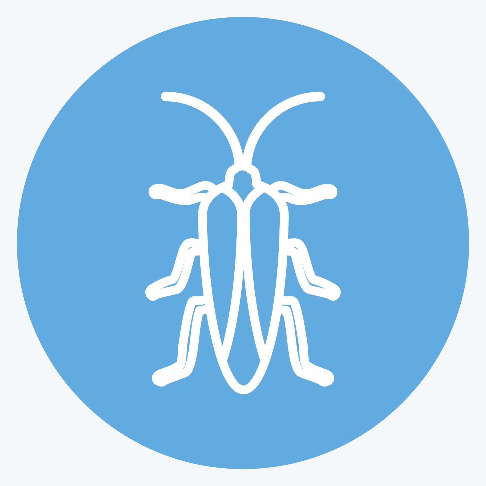 Icon Bug II. suitable for Animal symbol. blue eyes style. simple design ...