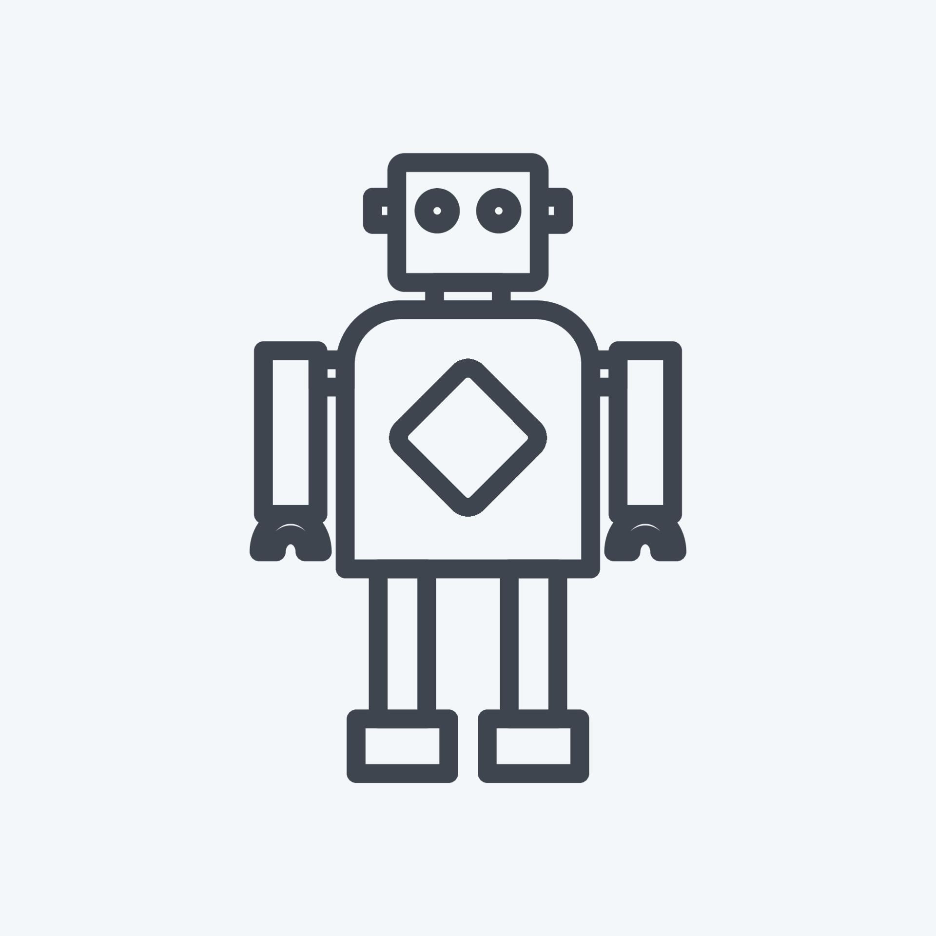 Icon Robotics Suitable For Data Analytics Symbol Line Style Simple Design Editable Design