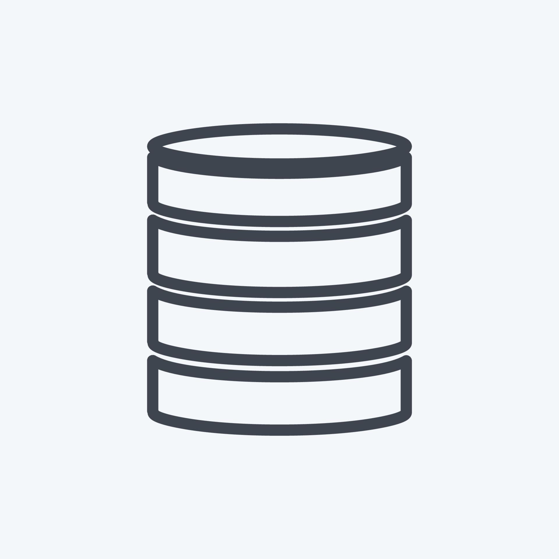 Icon Unstructured Data Suitable For Data Analytics Symbol Line Style Simple Design Editable