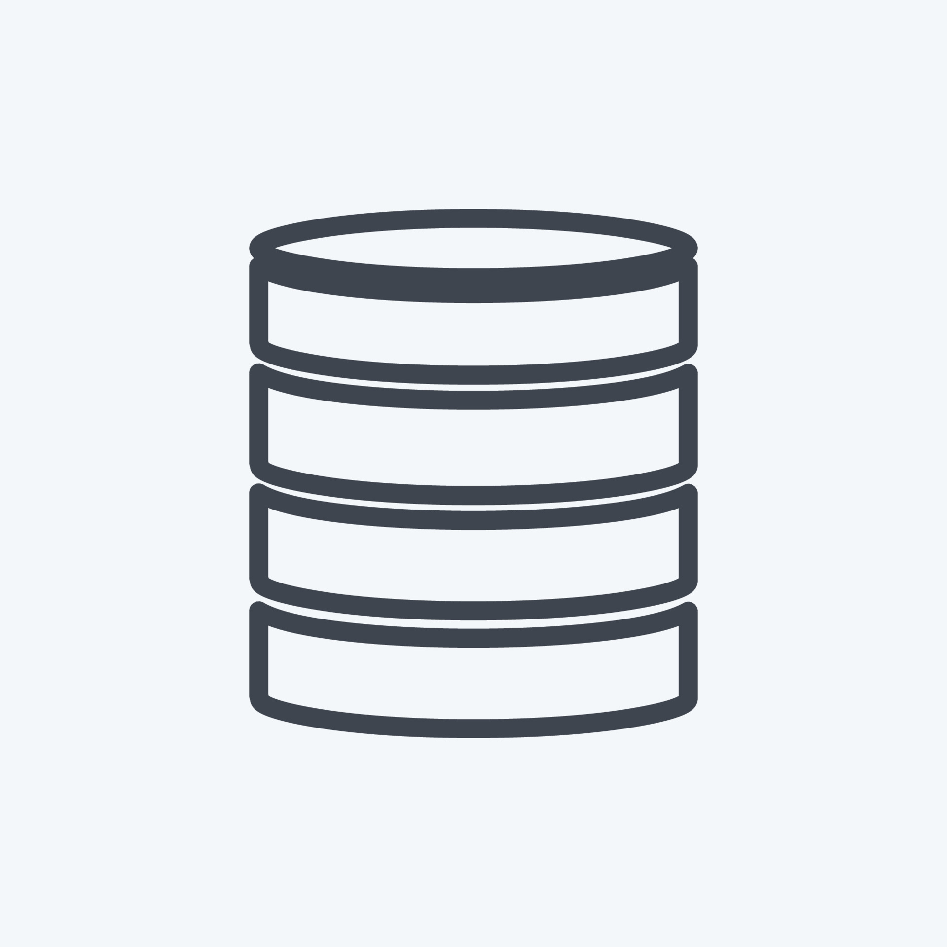 Icon Unstructured Data Suitable For Data Analytics Symbol Line Style Simple Design Editable