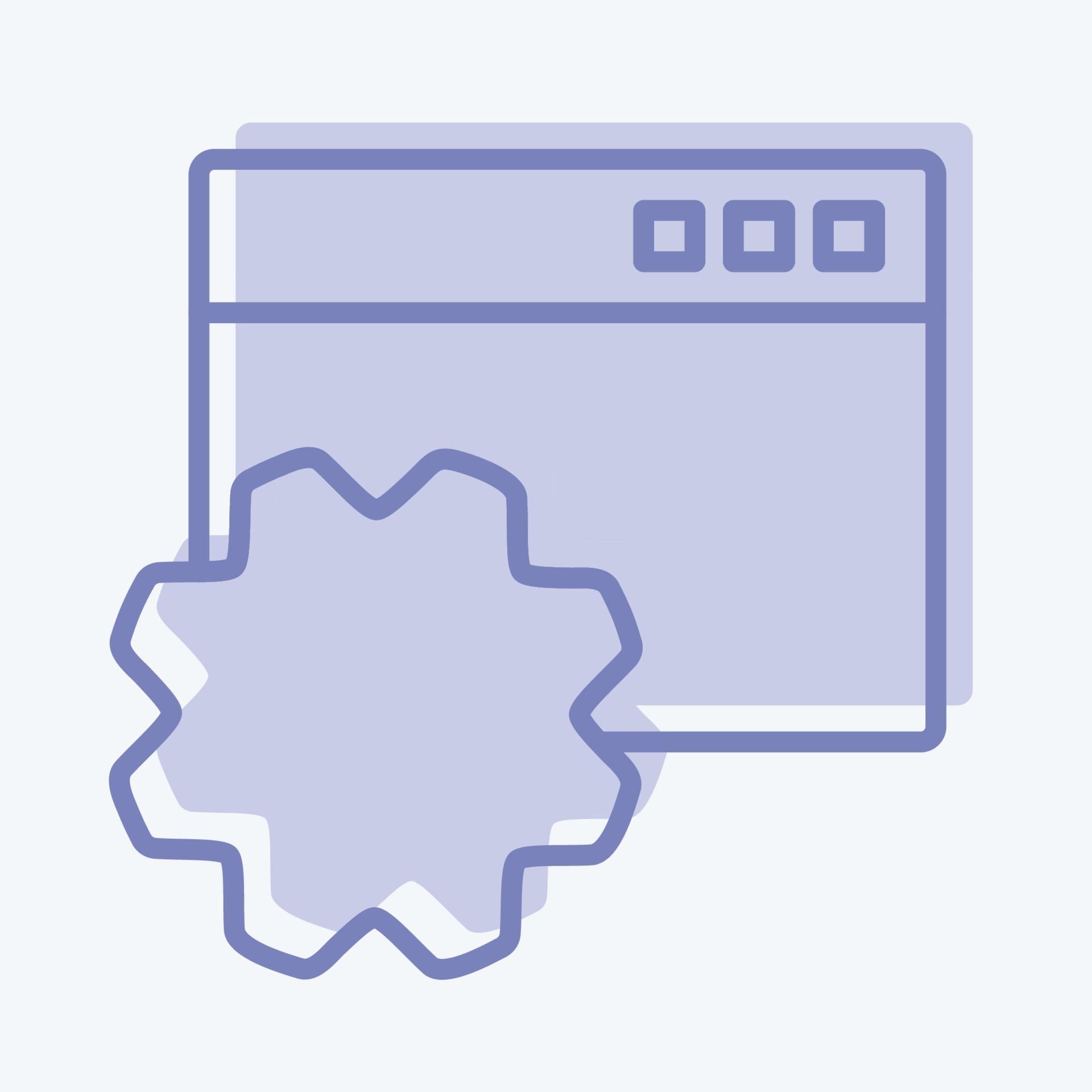 Icon Browser Configurations. suitable for Programming symbol. two tone ...