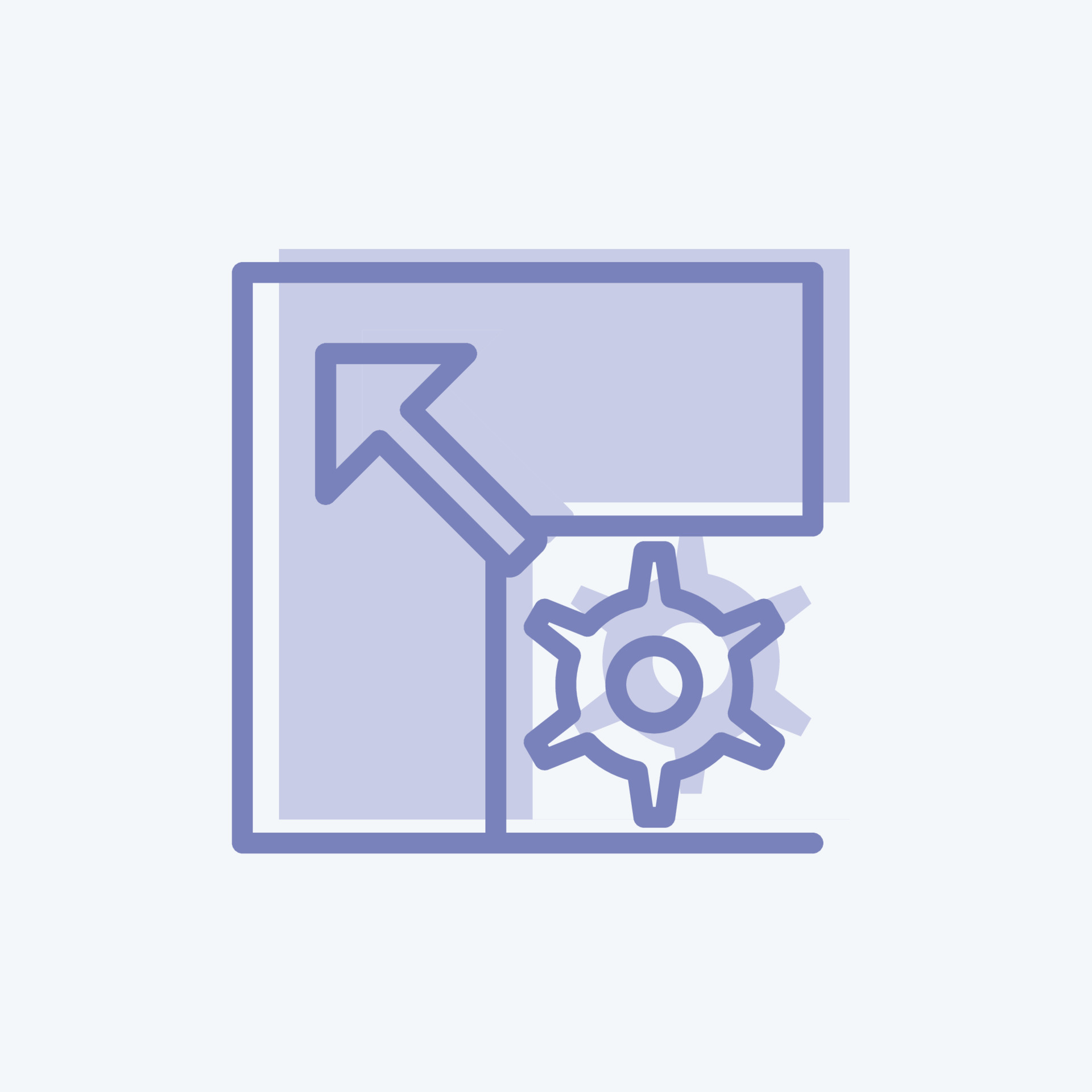 Icon Scalable System Suitable For Data Analytics Symbol Two Tone