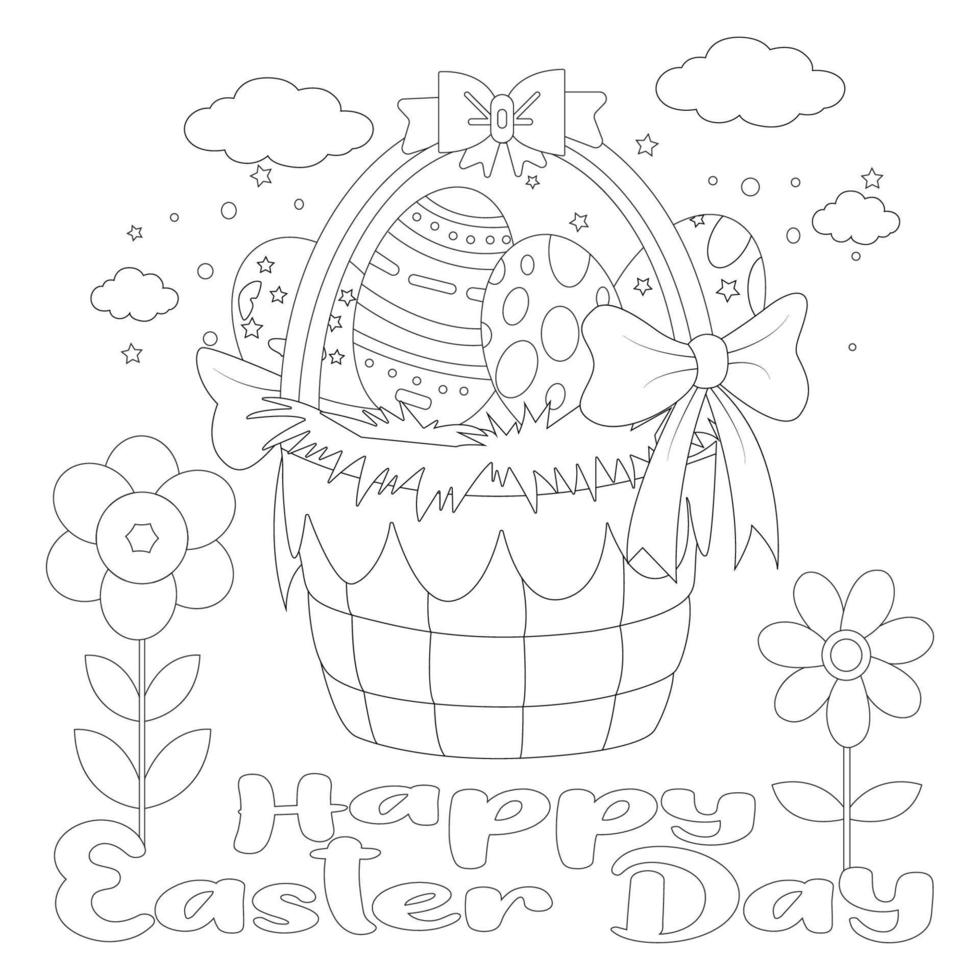 Easter Coloring Pages Cute