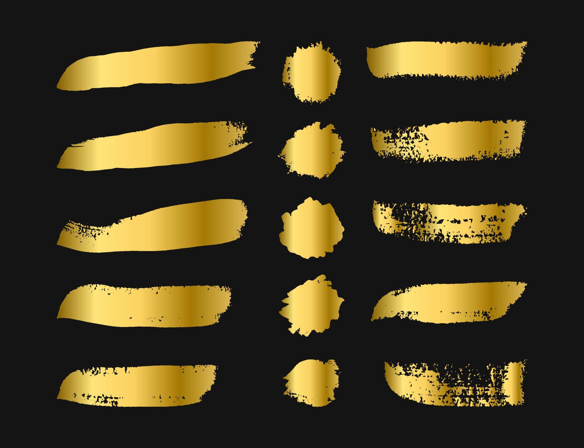 Watercolor vector brush strokes collection, Ink painting Collection ...