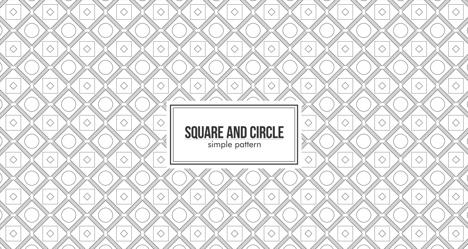 pattern combination of squares and circles 7491179 Vector Art at Vecteezy