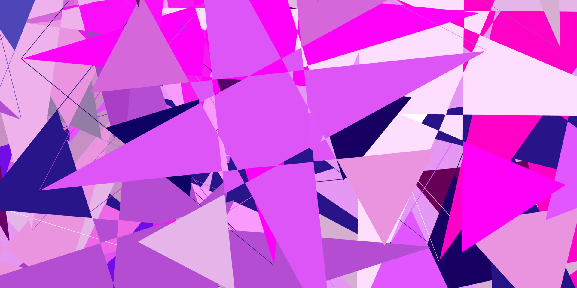 Light Purple, Pink vector template with triangle shapes. 7494384 Vector ...