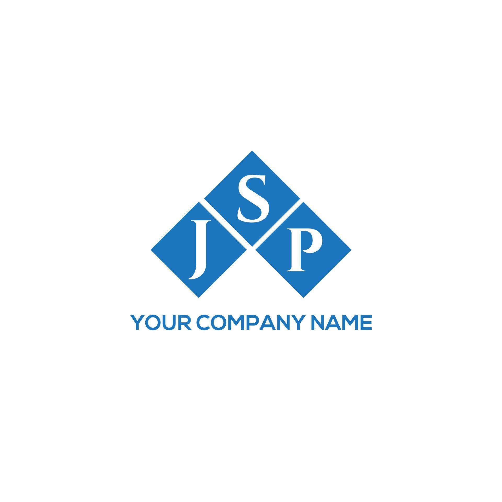 JSP creative initials letter logo concept. JSP letter design.JSP letter ...