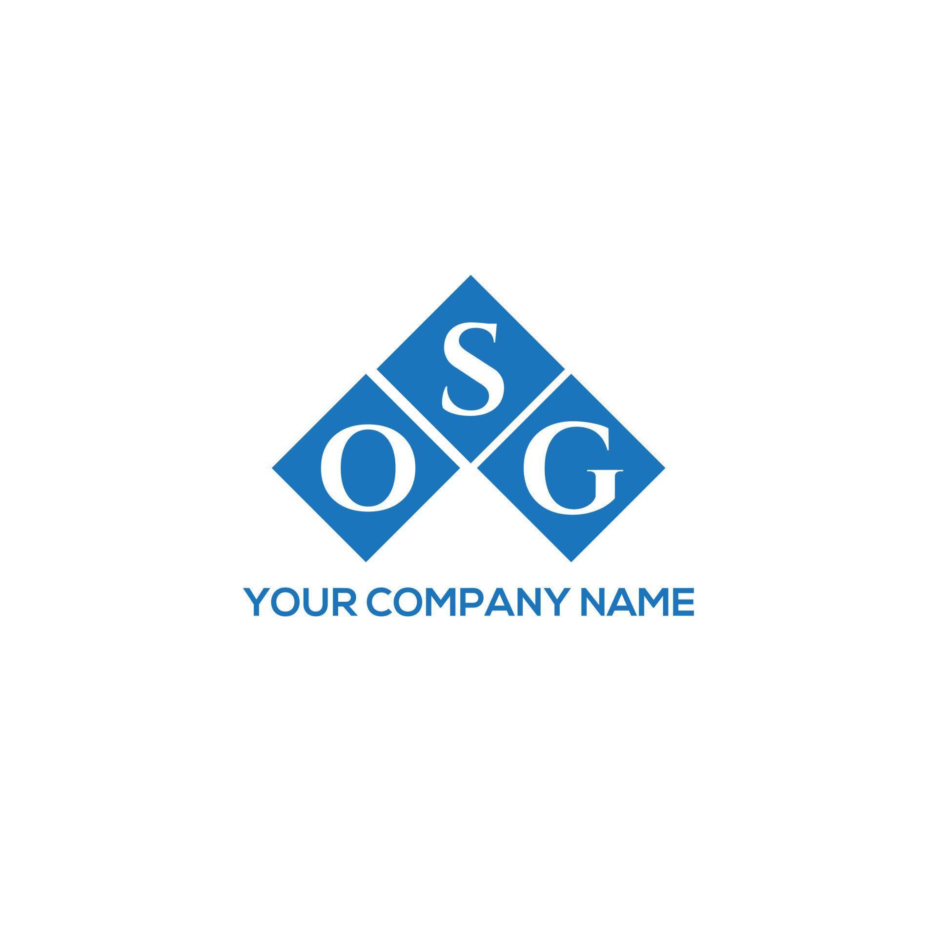 OSG letter logo design on white background. OSG creative initials ... OSG letter logo design on white background. OSG creative initials ...