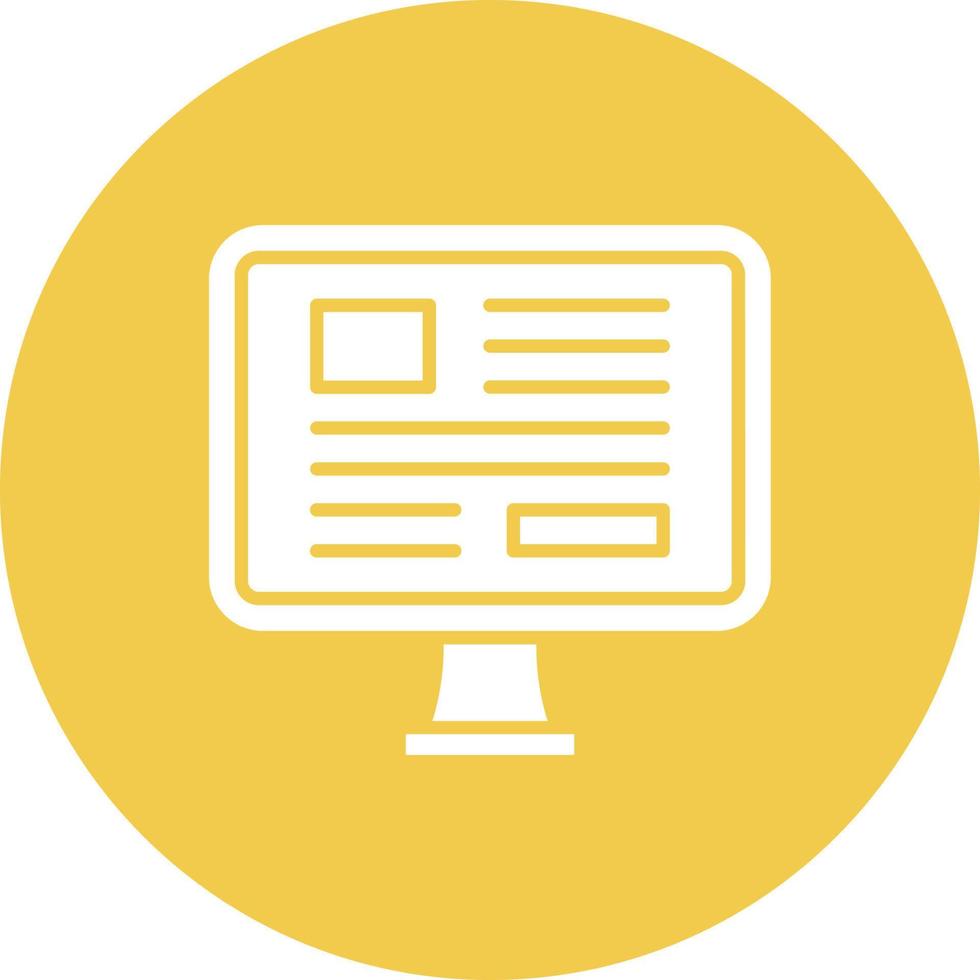 Computer Glyph Circle Background Icon 7497193 Vector Art at Vecteezy