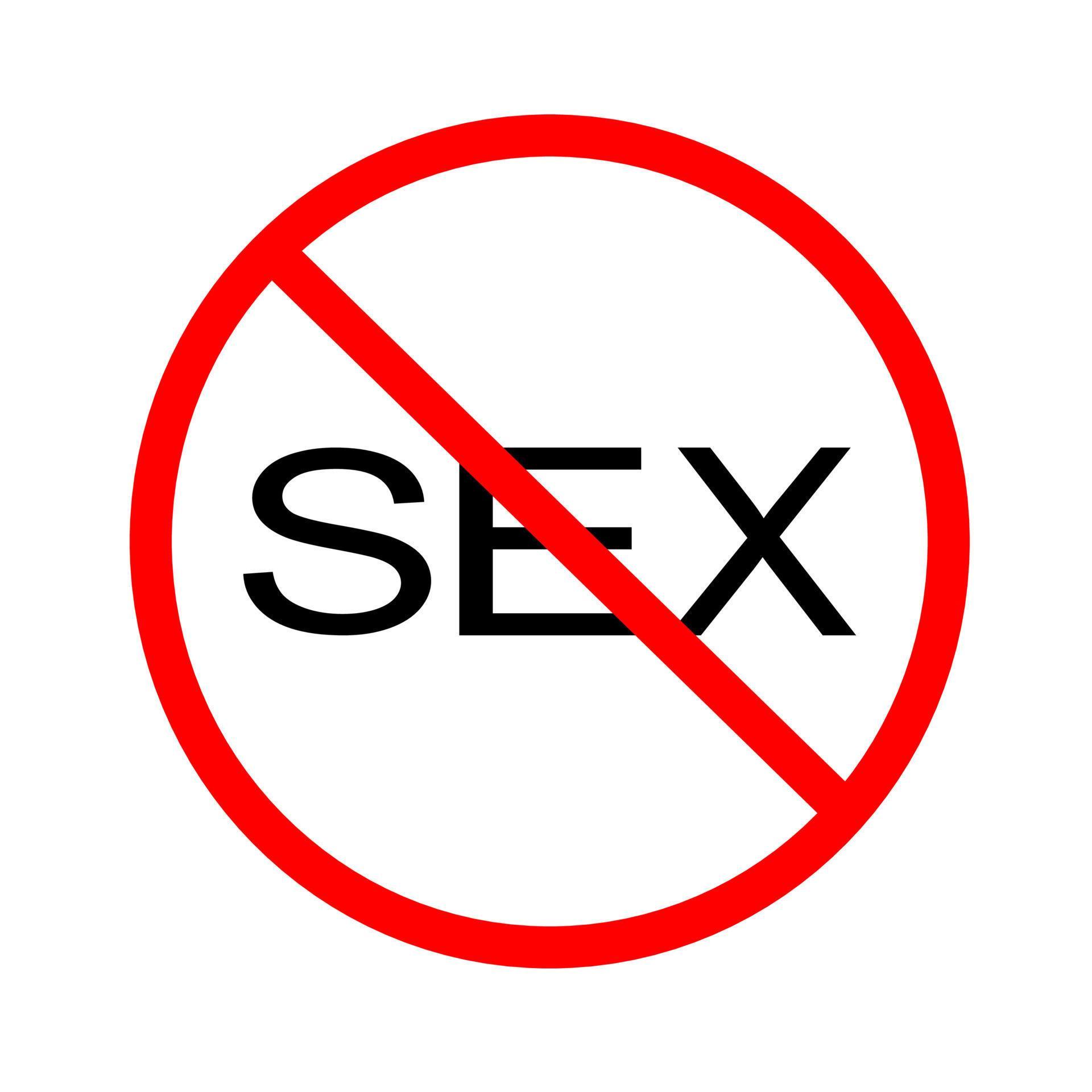Sign Or Symbol No Sex 7508574 Vector Art At Vecteezy