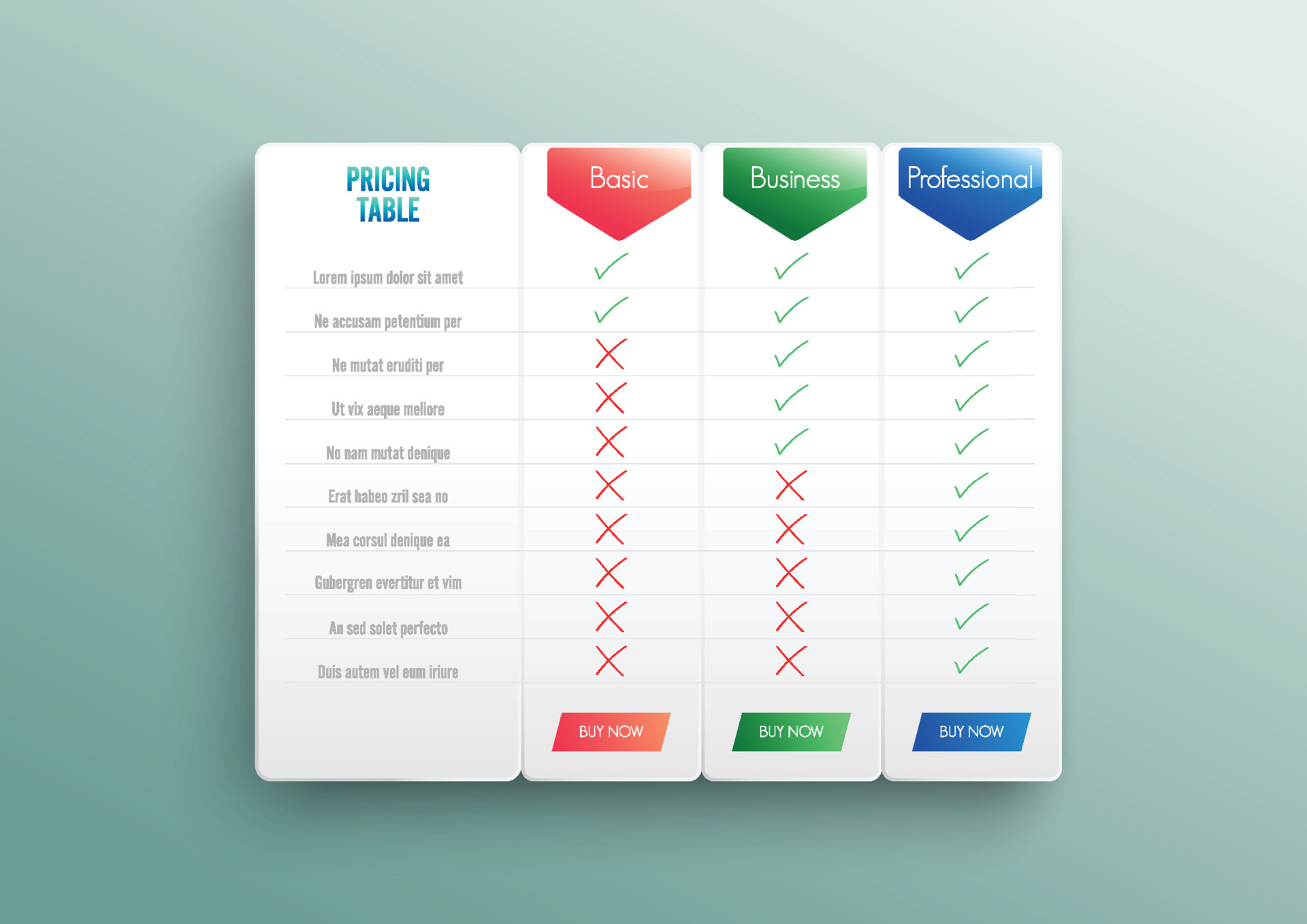Comparison pricing list. Comparing price or product plan chart compare ... Comparison pricing list. Comparing price or product plan chart compare ...