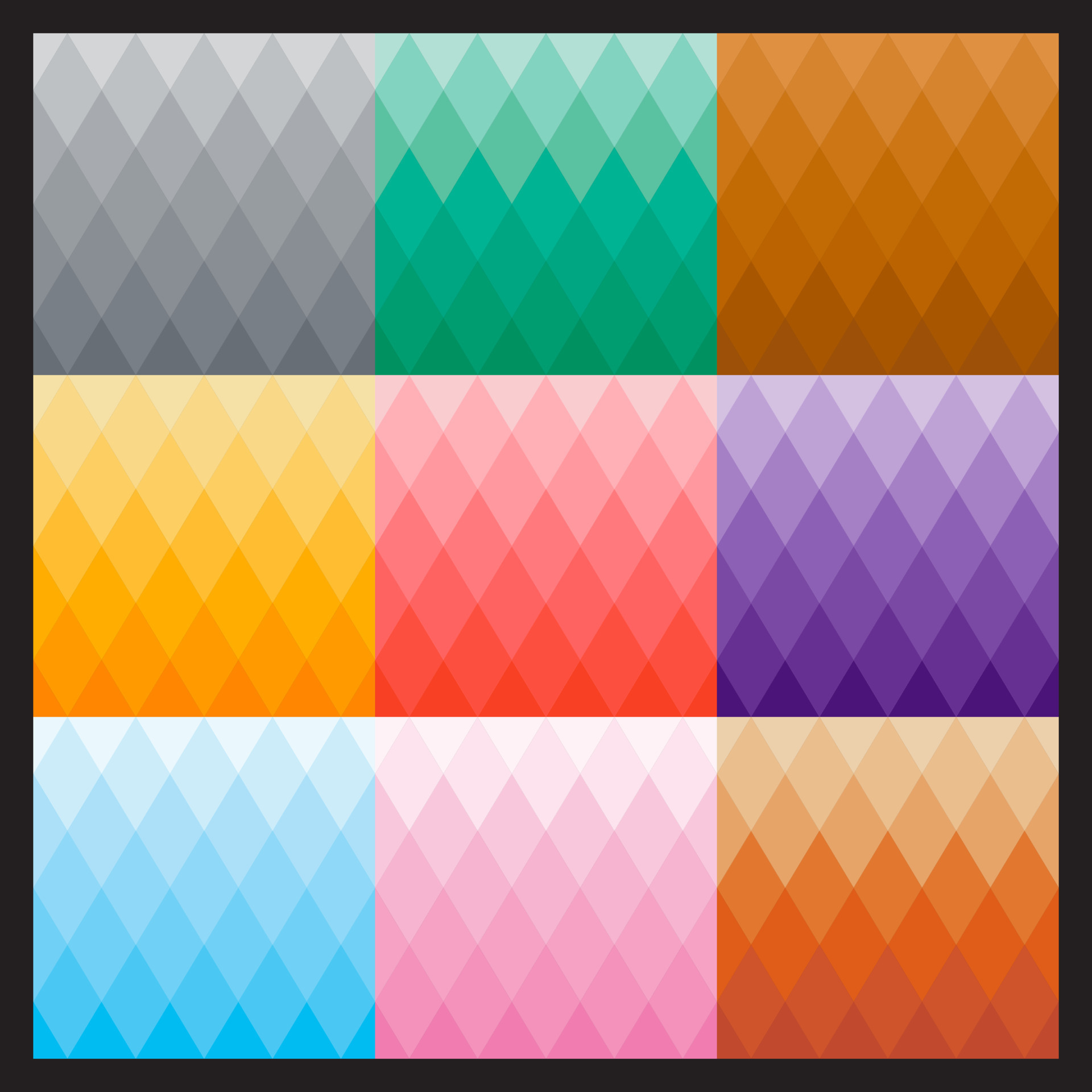 bundle multi colored rhombus seamless background 7516513 Vector Art at ...