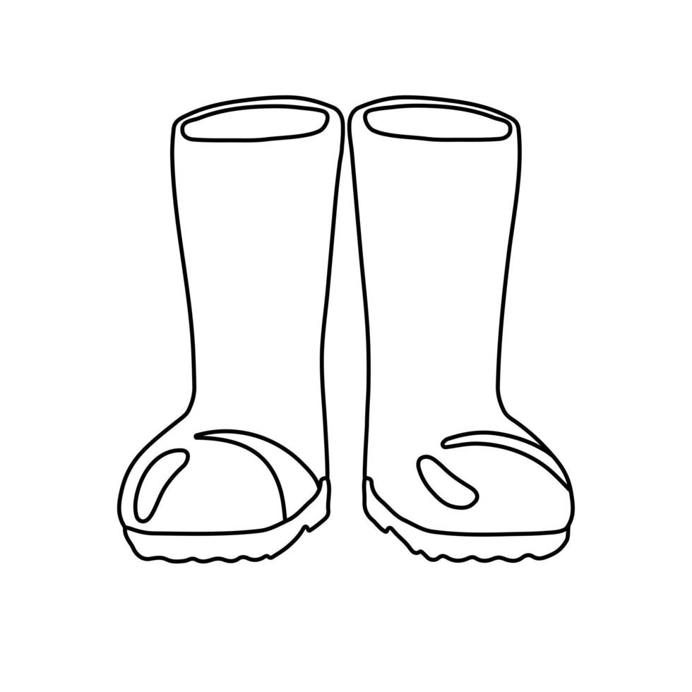How To Draw Boots Front View
