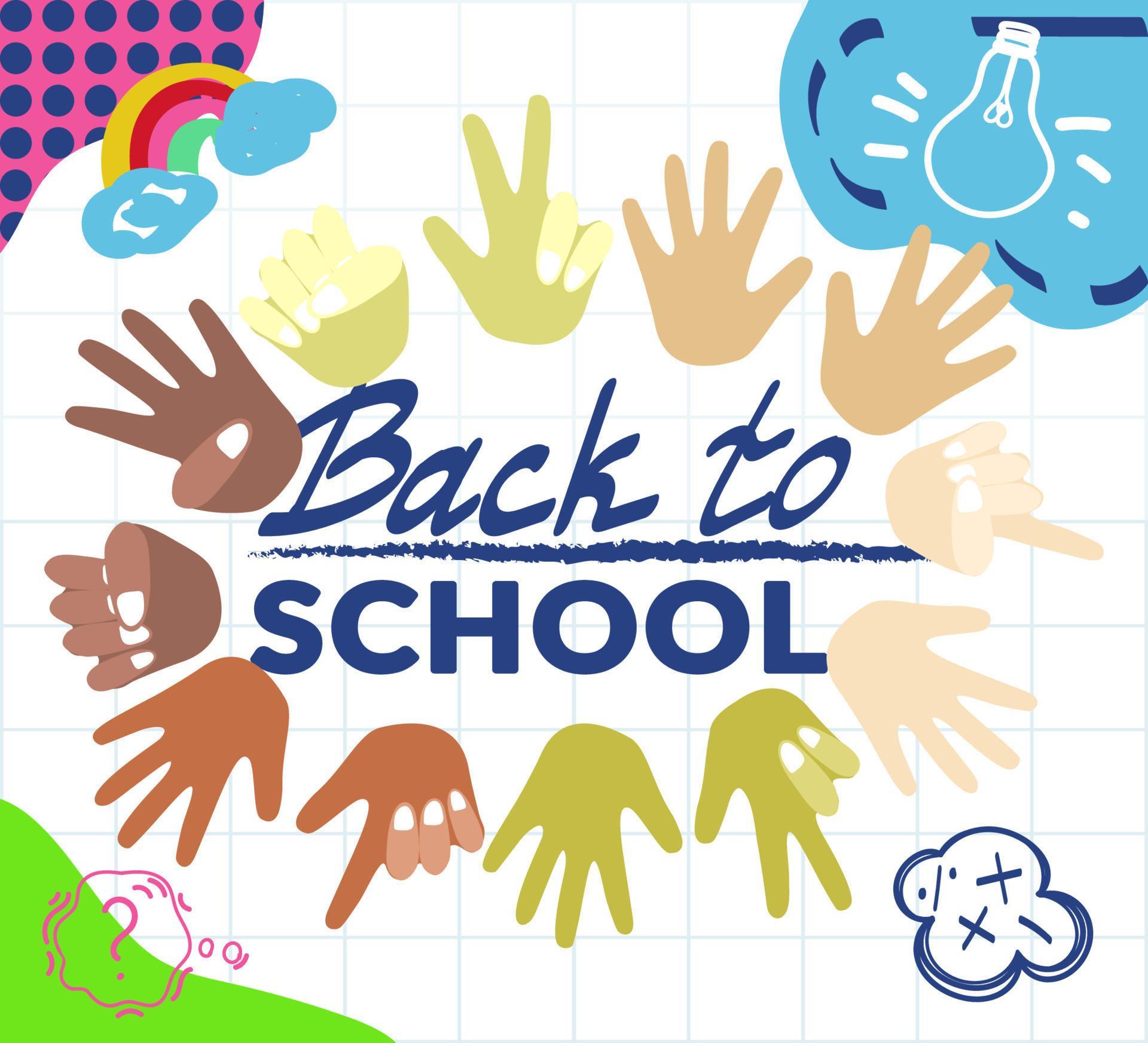 Web page design template for elementary school, studio, math course ...