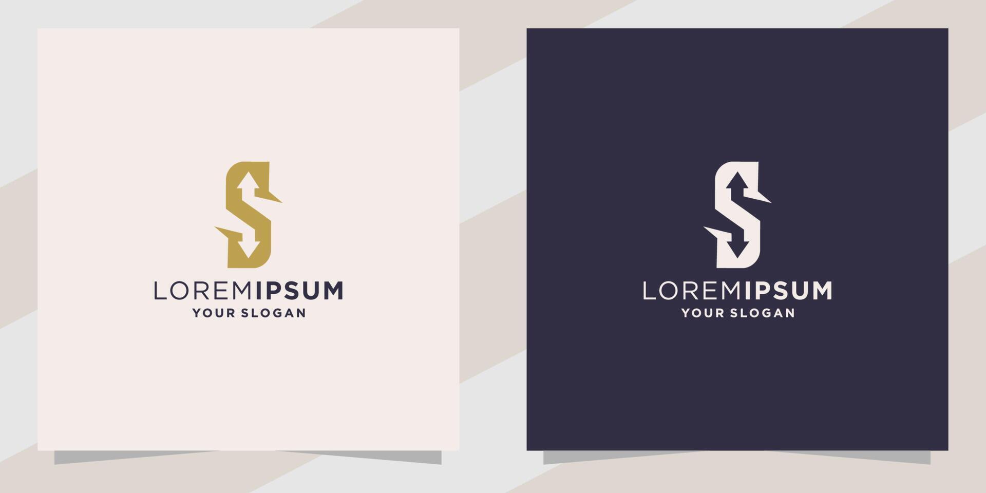 Lettter S Logo Template 7525363 Vector Art At Vecteezy