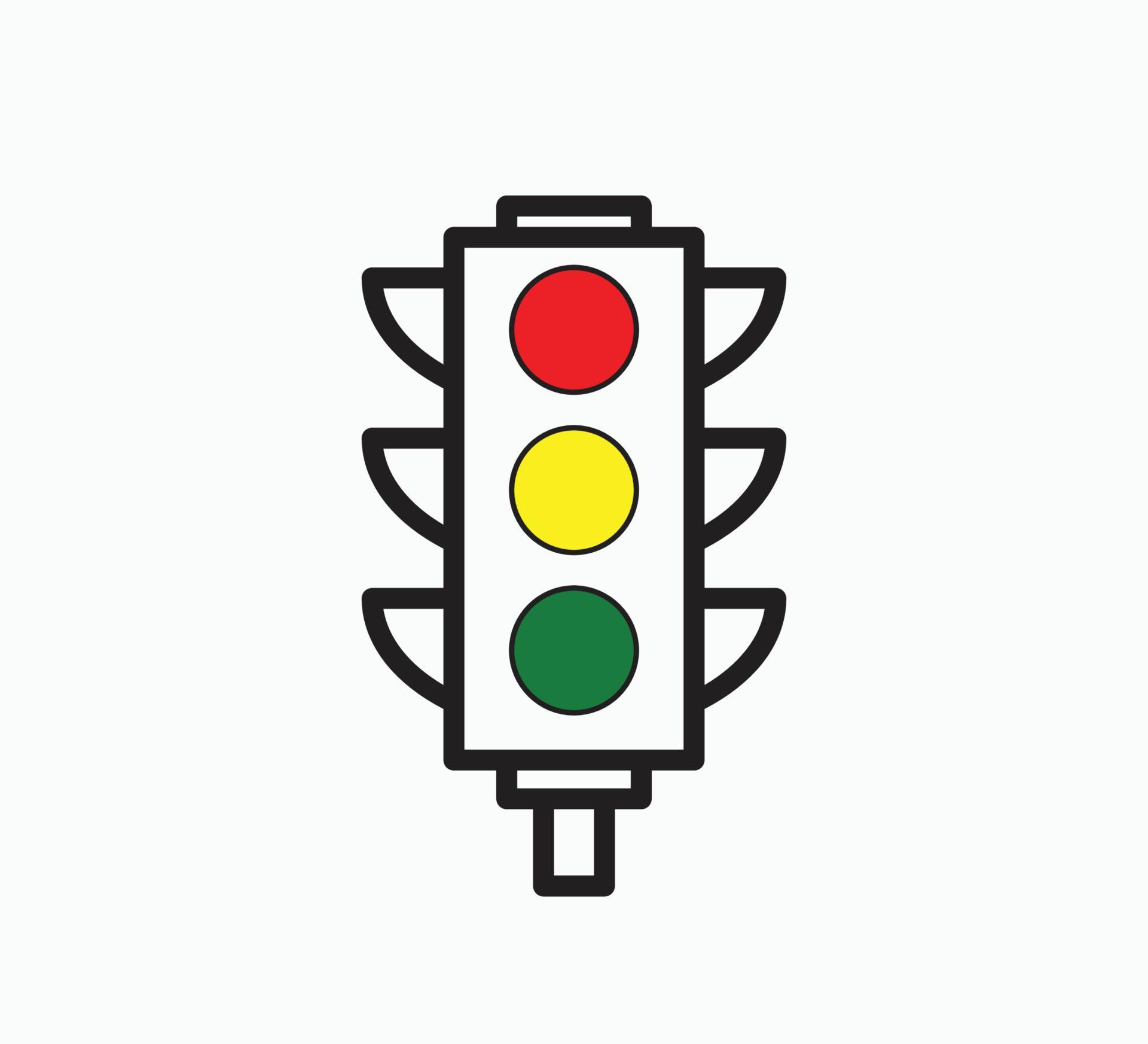 Traffic light icon vector logo design template 7526761 Vector Art at ... Traffic light icon vector logo design template 7526761 Vector Art at ...