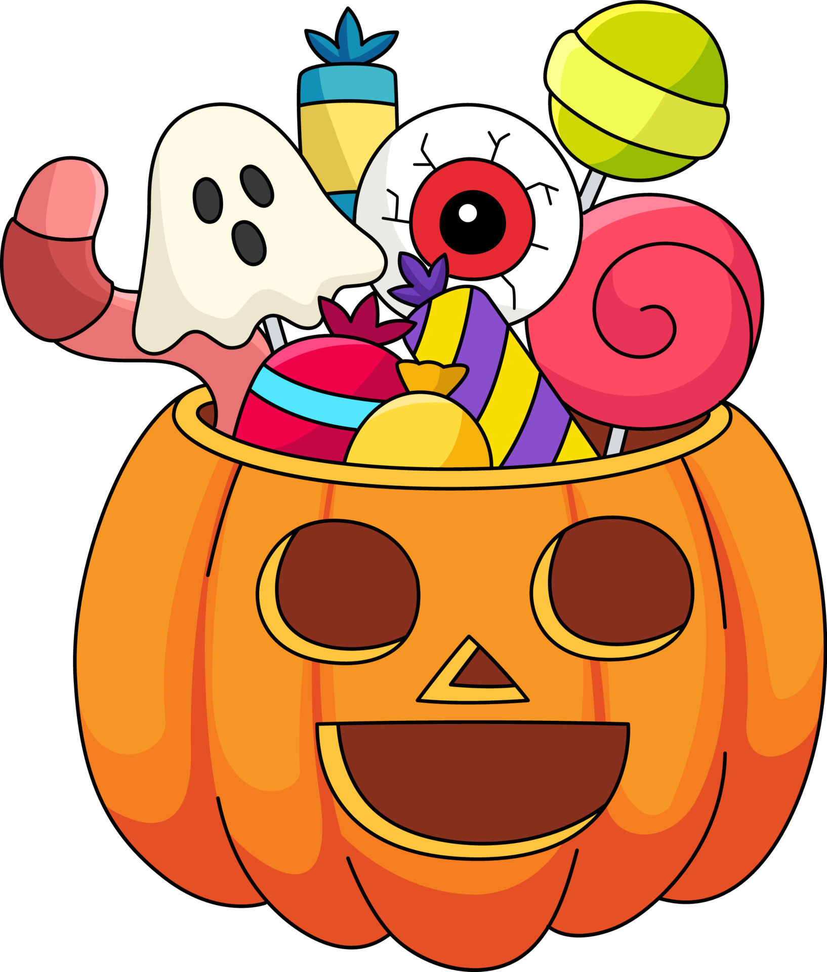 Trick or Treat Pumpkin Halloween Cartoon Clipart 7528380 Vector Art at ... Trick or Treat Pumpkin Halloween Cartoon Clipart 7528380 Vector Art at ...