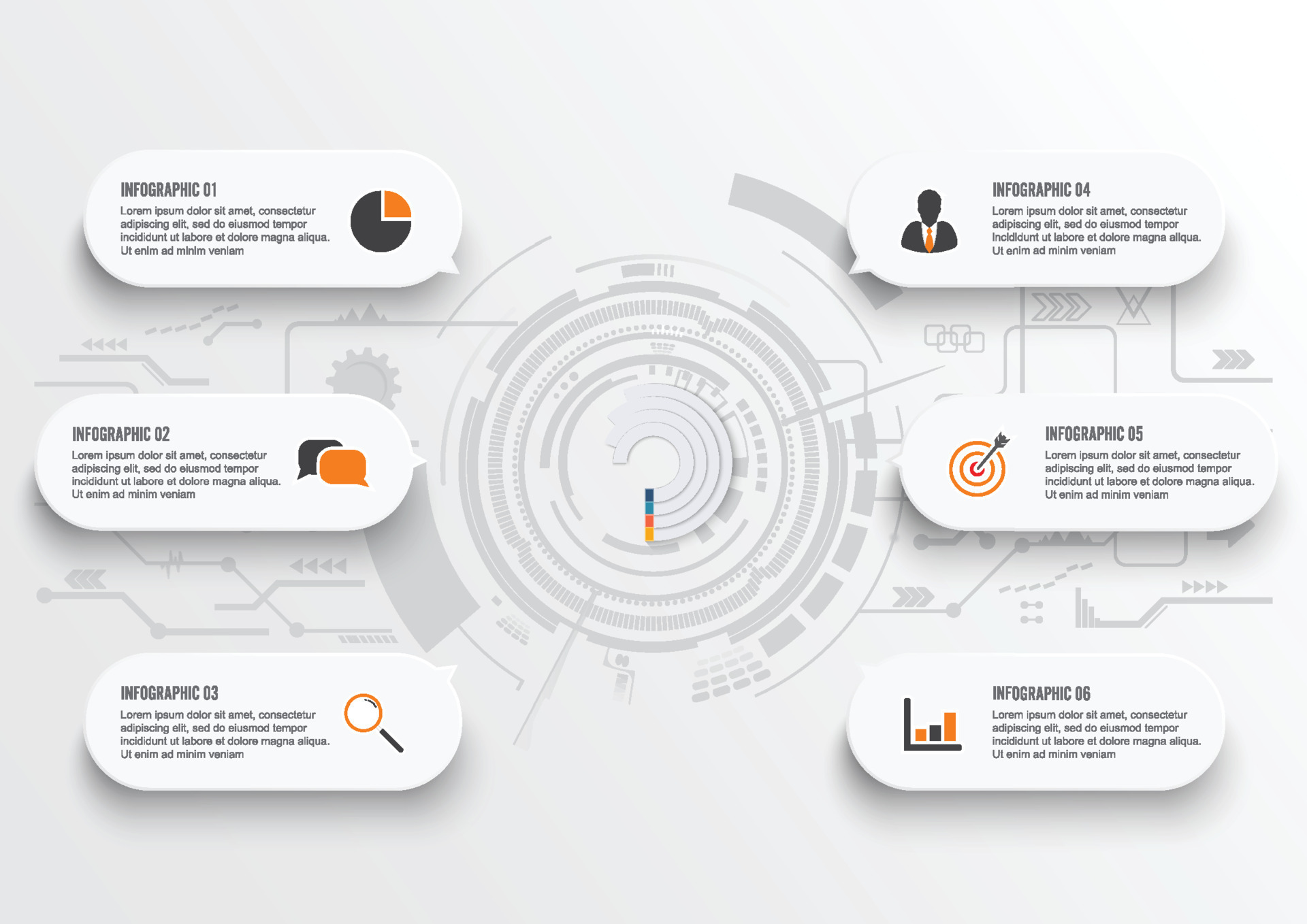 Business data visualization. Process chart. Abstract elements of graph ...