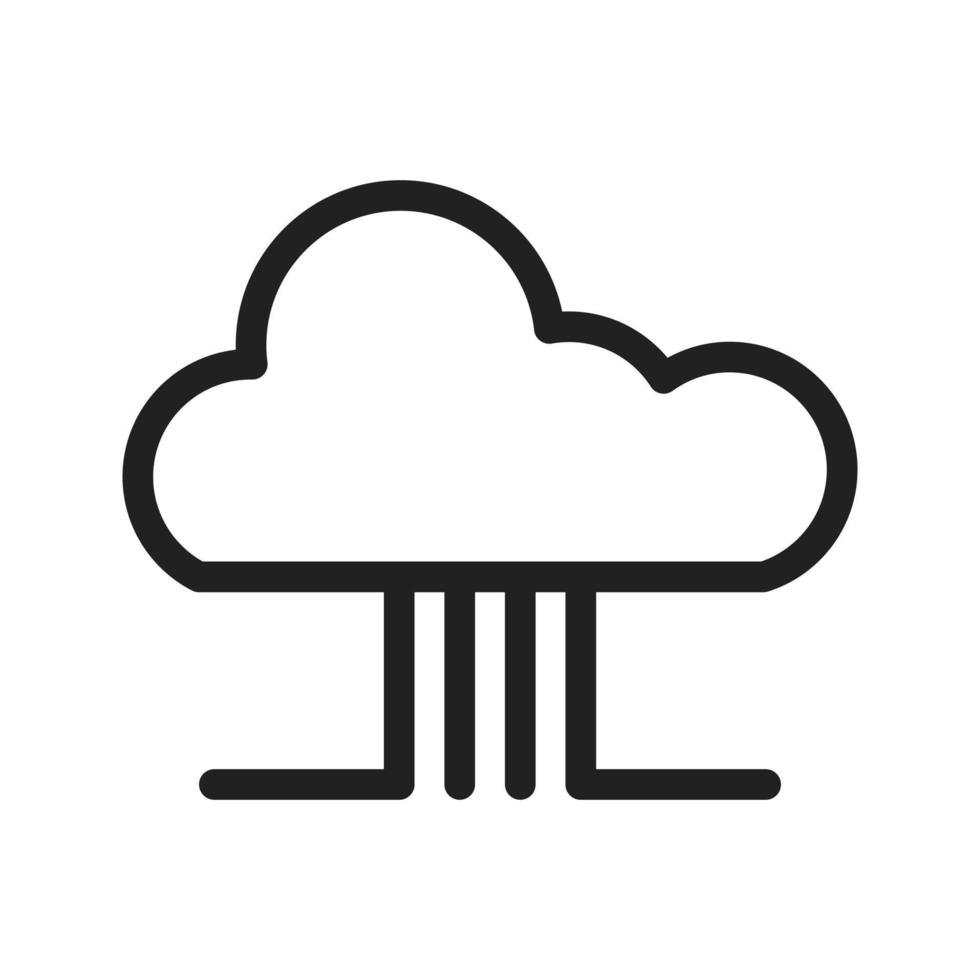 Cloud Based Architecture Line Icon 7546265 Vector Art at Vecteezy