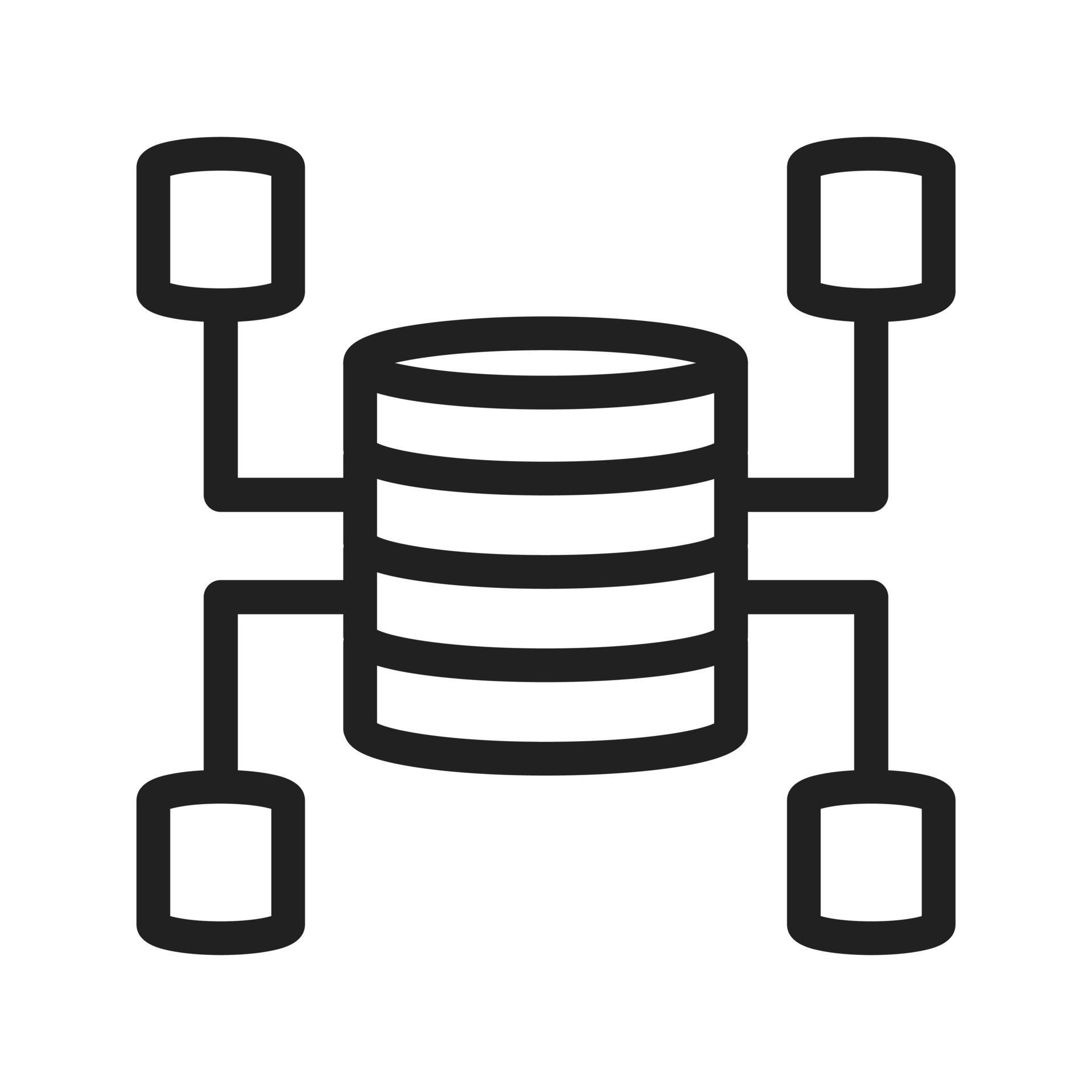 Data Warehouse Line Icon 7546267 Vector Art at Vecteezy