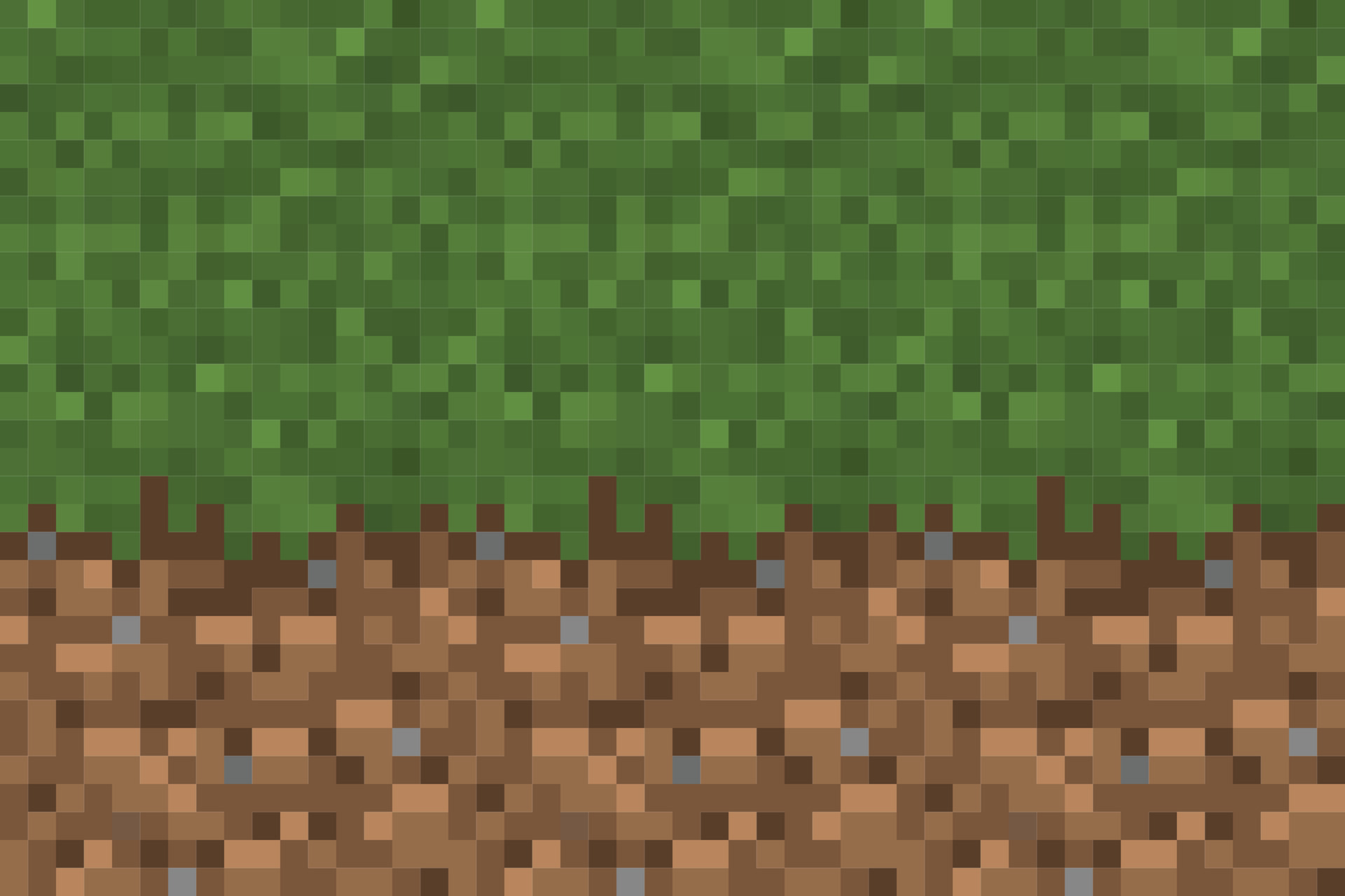 Minecraft Grass Block Background