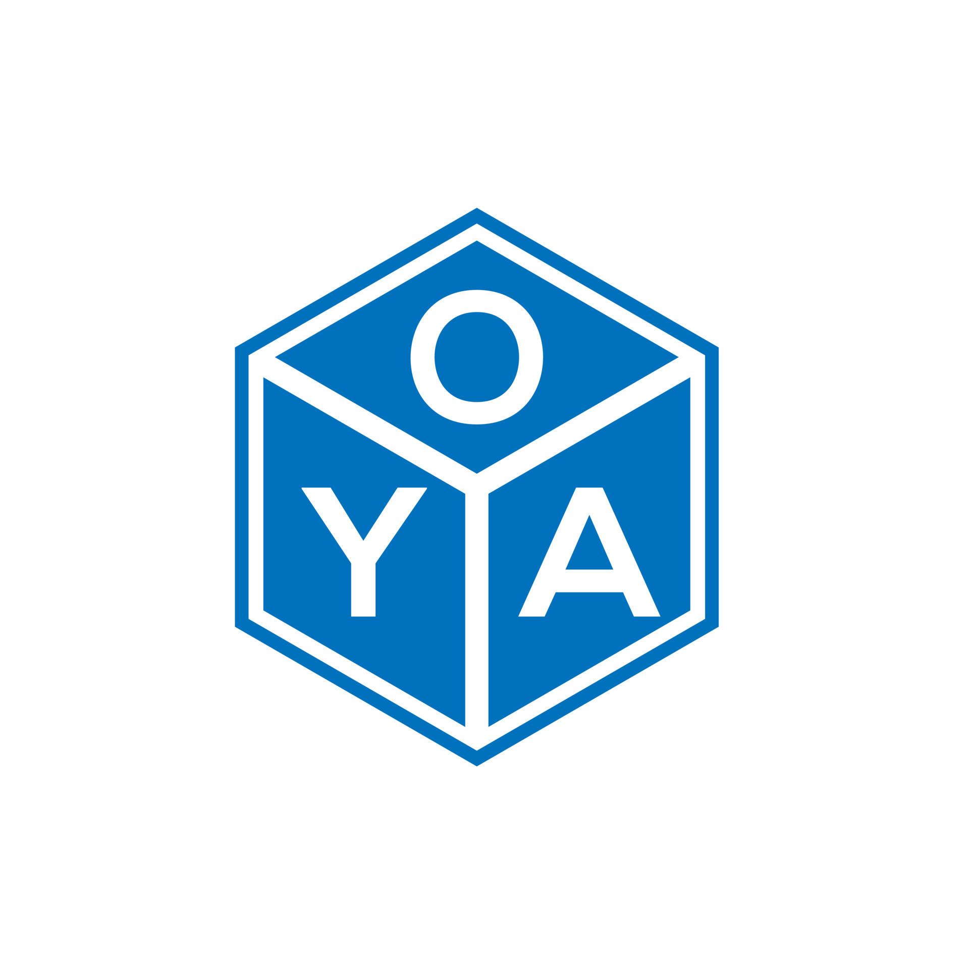 Oya Letter Logo Design On Black Background Oya Creative Initials