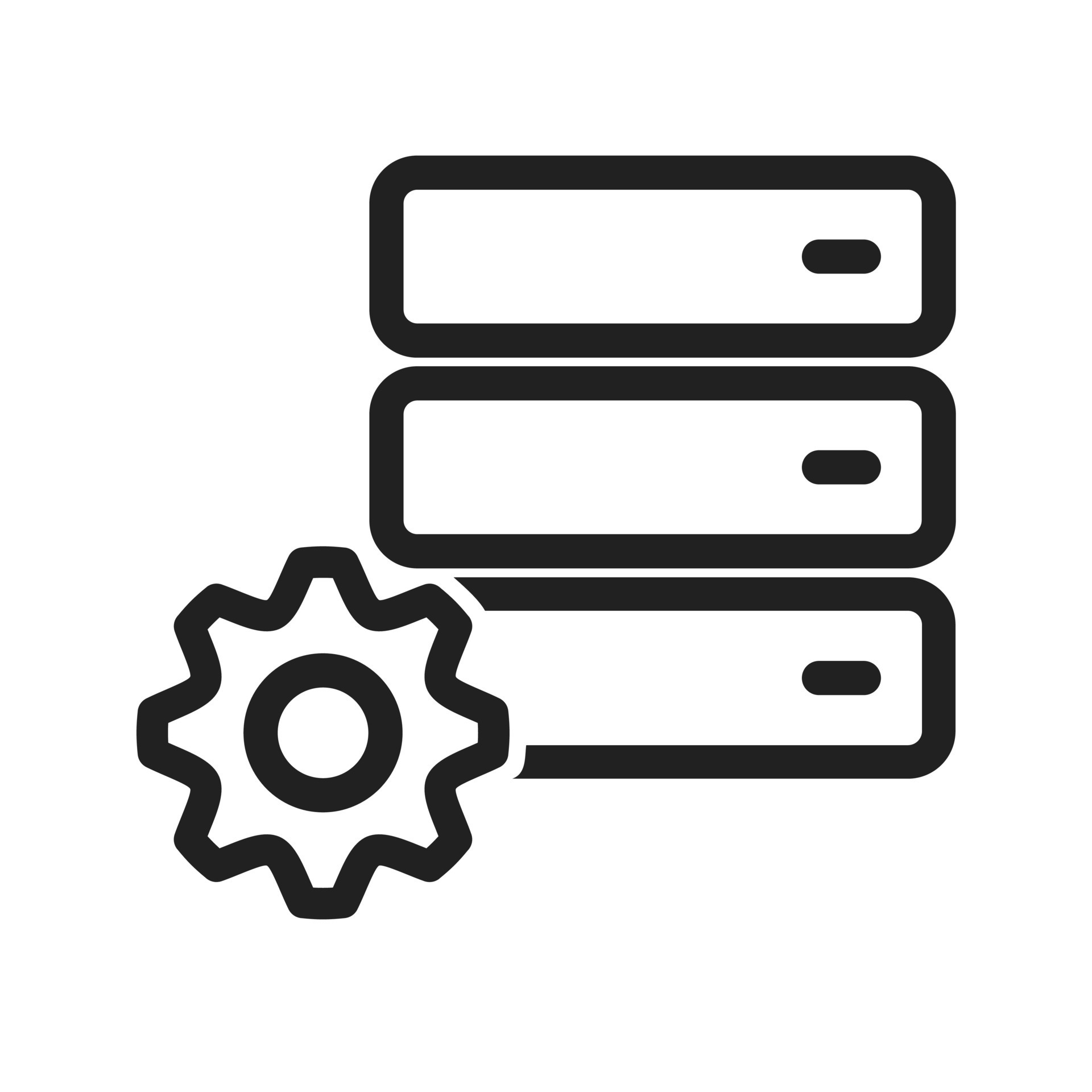 Database Settings Icon 7560414 Vector Art At Vecteezy