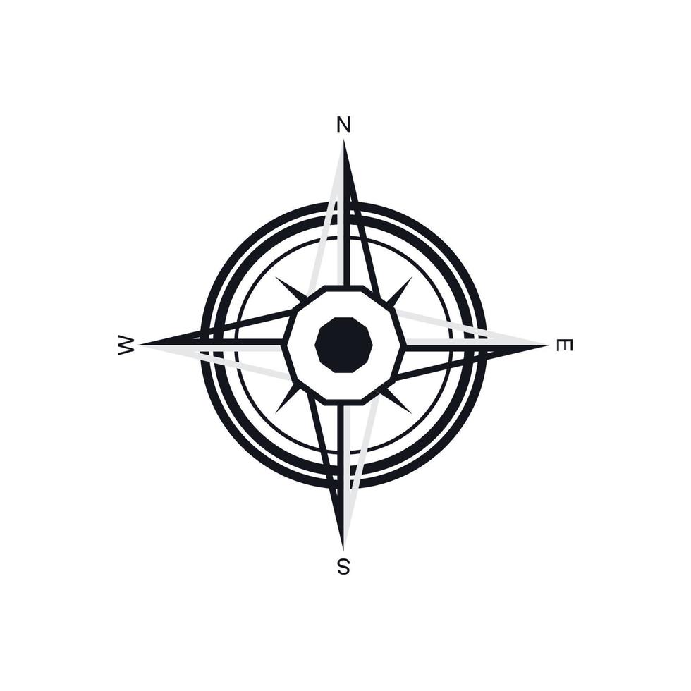 Compass Logo Template Vector Icon Illustration Design 7562762 Vector Art At Vecteezy